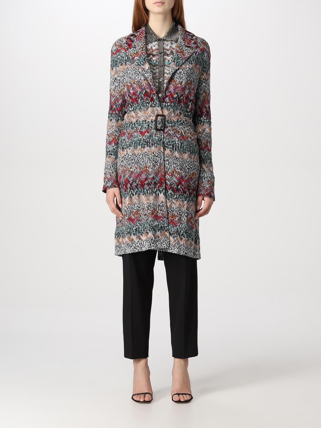 ACBC X MISSONI: Coat women - Multicolor | Acbc X Missoni coat ...