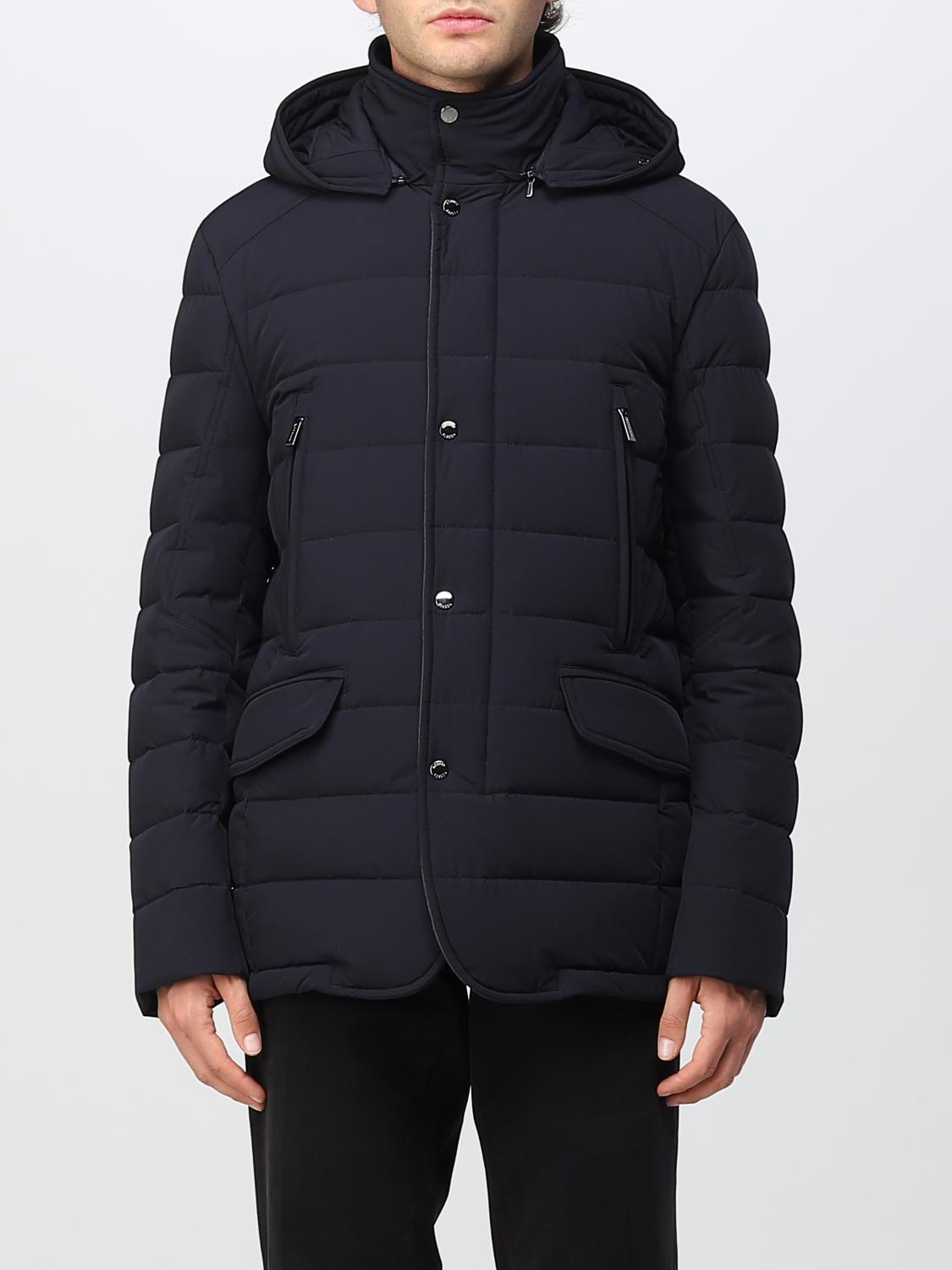 MOORER: Jacket men - Blue | Moorer jacket MOUGI100159 online at GIGLIO.COM