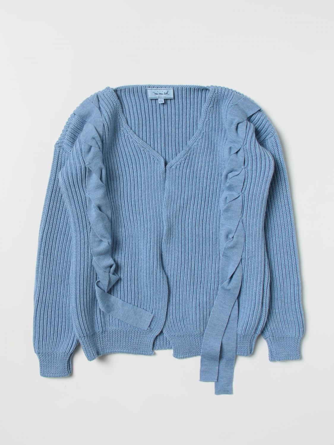 MI MI SOL: Sweater kids - Sky Blue | Mi Mi Sol sweater MFMA035KK0000 ...