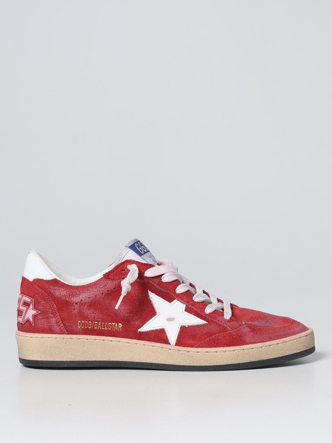 GOLDEN GOOSE: Sneakers women - Red | Golden Goose sneakers ...