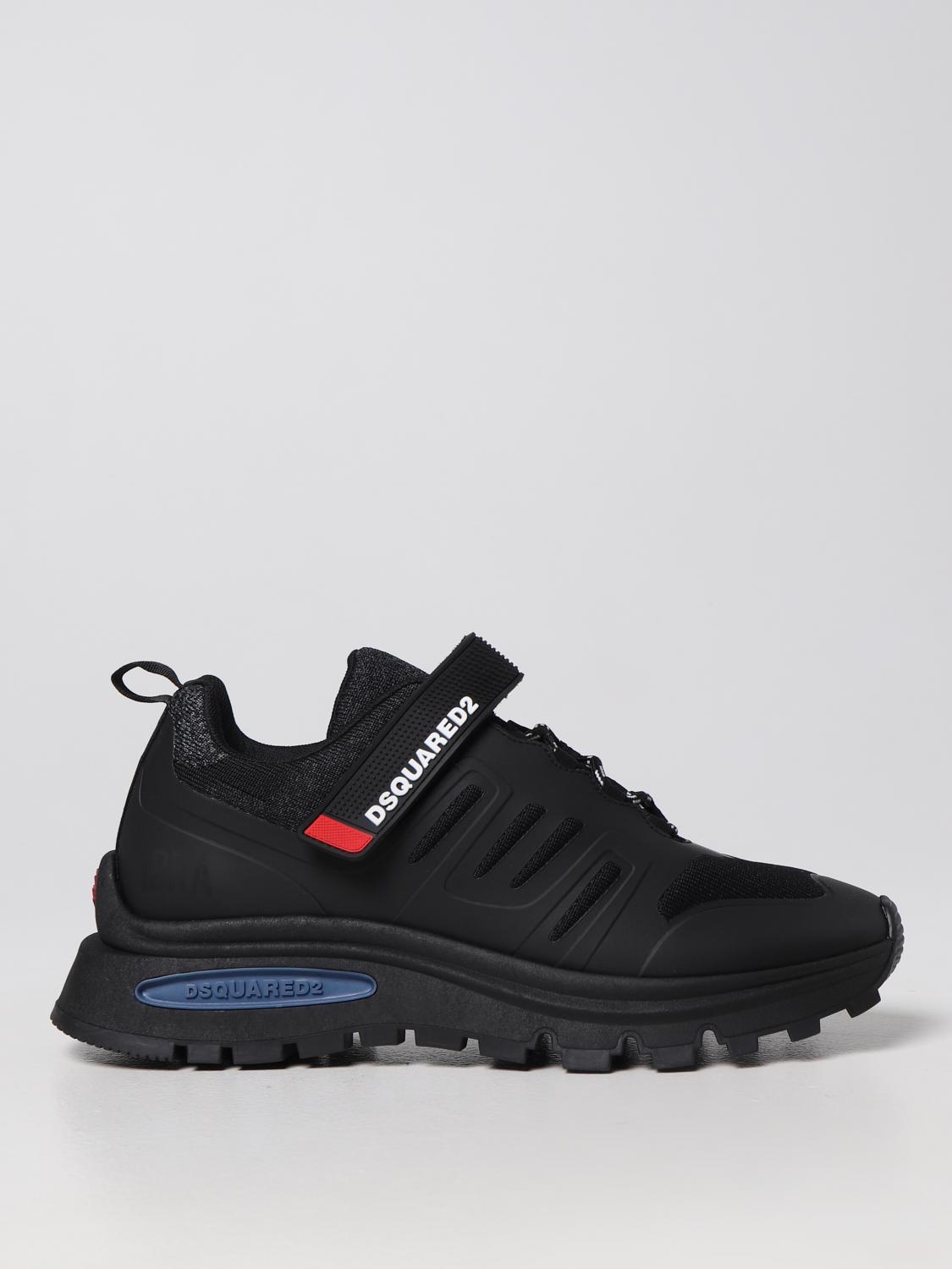 DSQUARED2: Chaussures homme - Noir | Baskets Dsquared2 SNM024759205579 ...