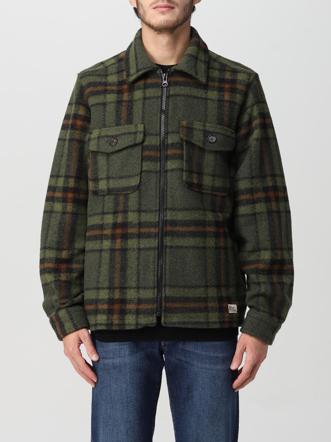 ROY ROGERS: Jacket men - Green | Roy Rogers jacket RRU415CD18XXXX ...