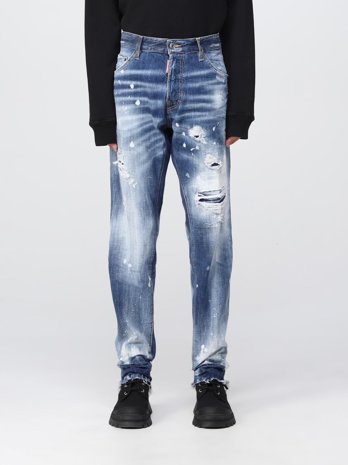DSQUARED2: Jeans men - Blue | Dsquared2 jeans S71LB1119S30309 online at ...