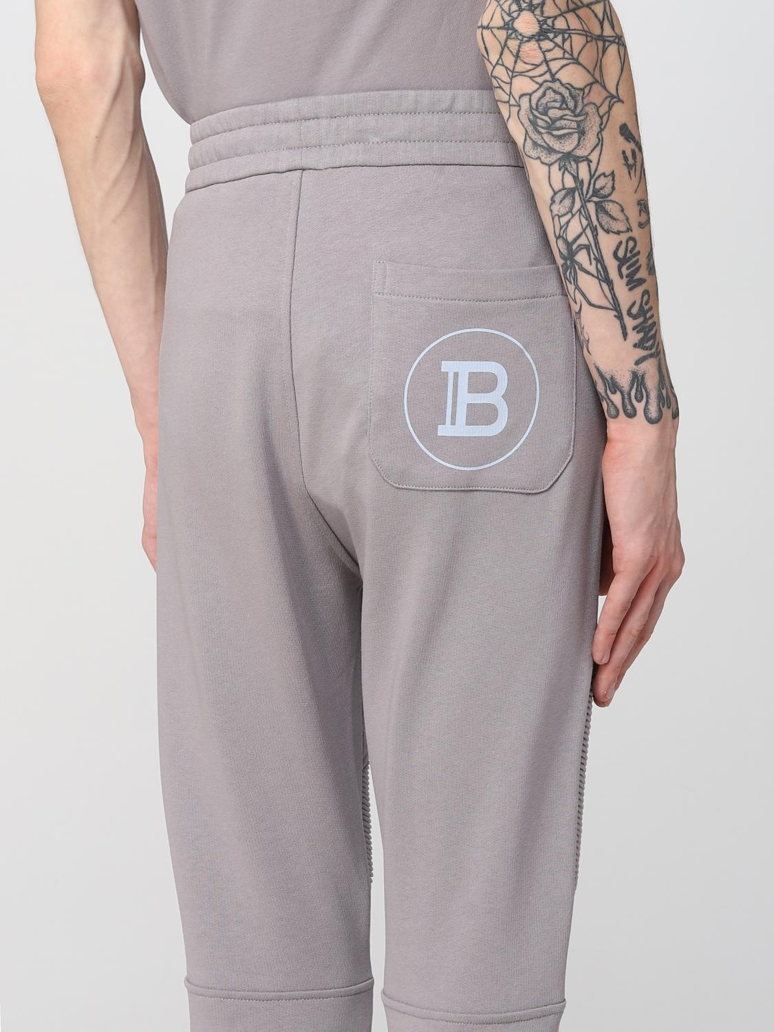 Balmain Pants men - Grey | YH0OB000BB66 | GIGLIO.COM
