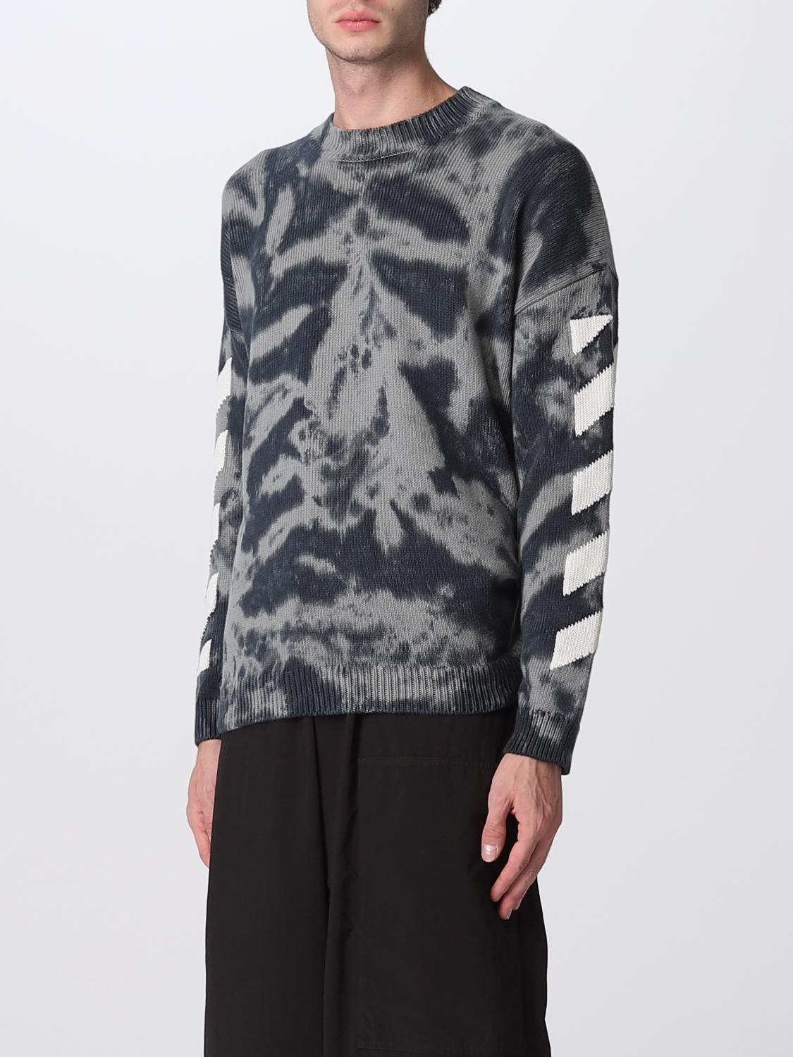Off-White Sweater men - Grey | OMHE135F22KNI001 | GIGLIO.COM