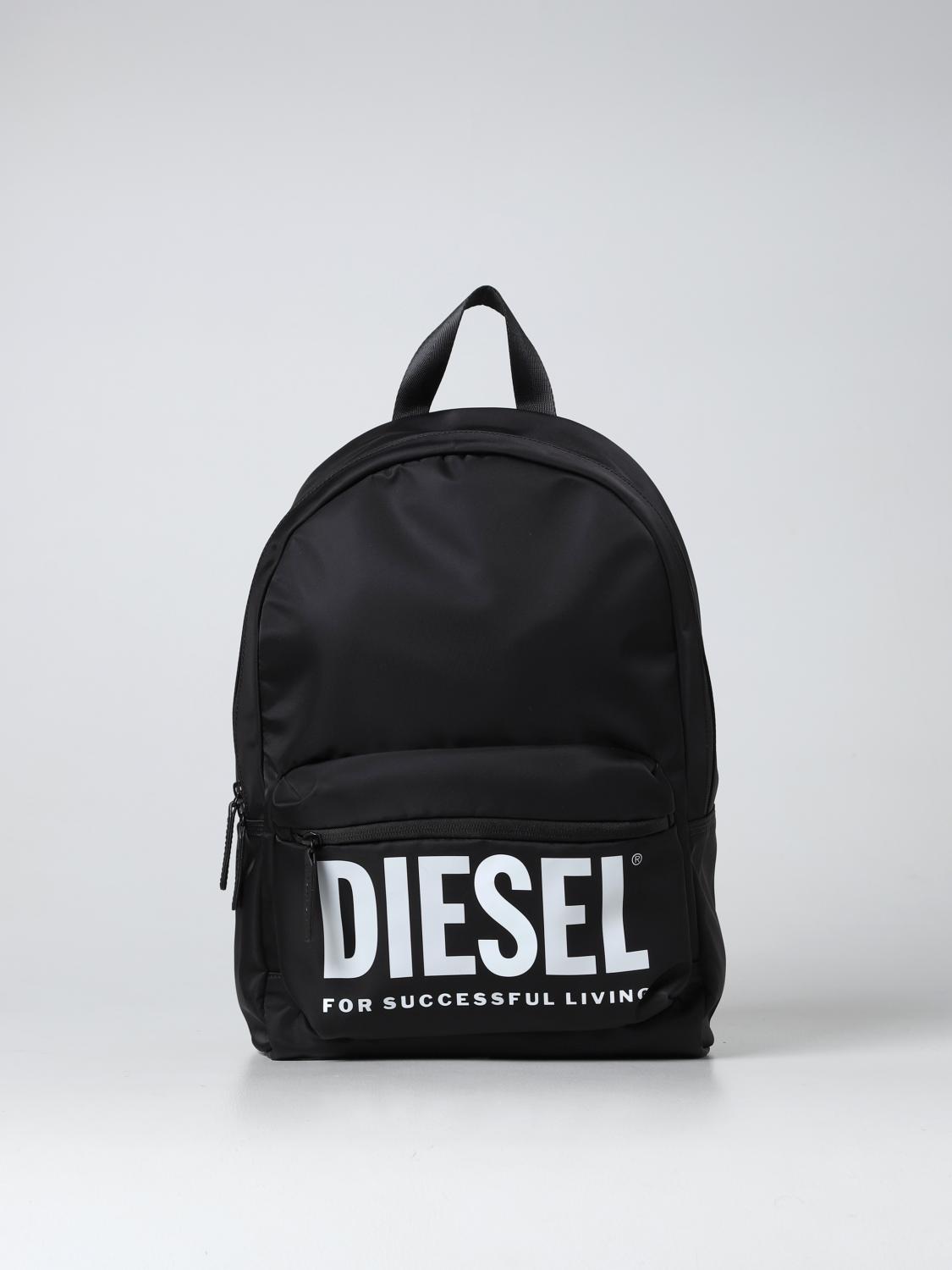 DIESEL: Duffel bag kids - Black | Diesel duffel bag J01021KXBEW online ...