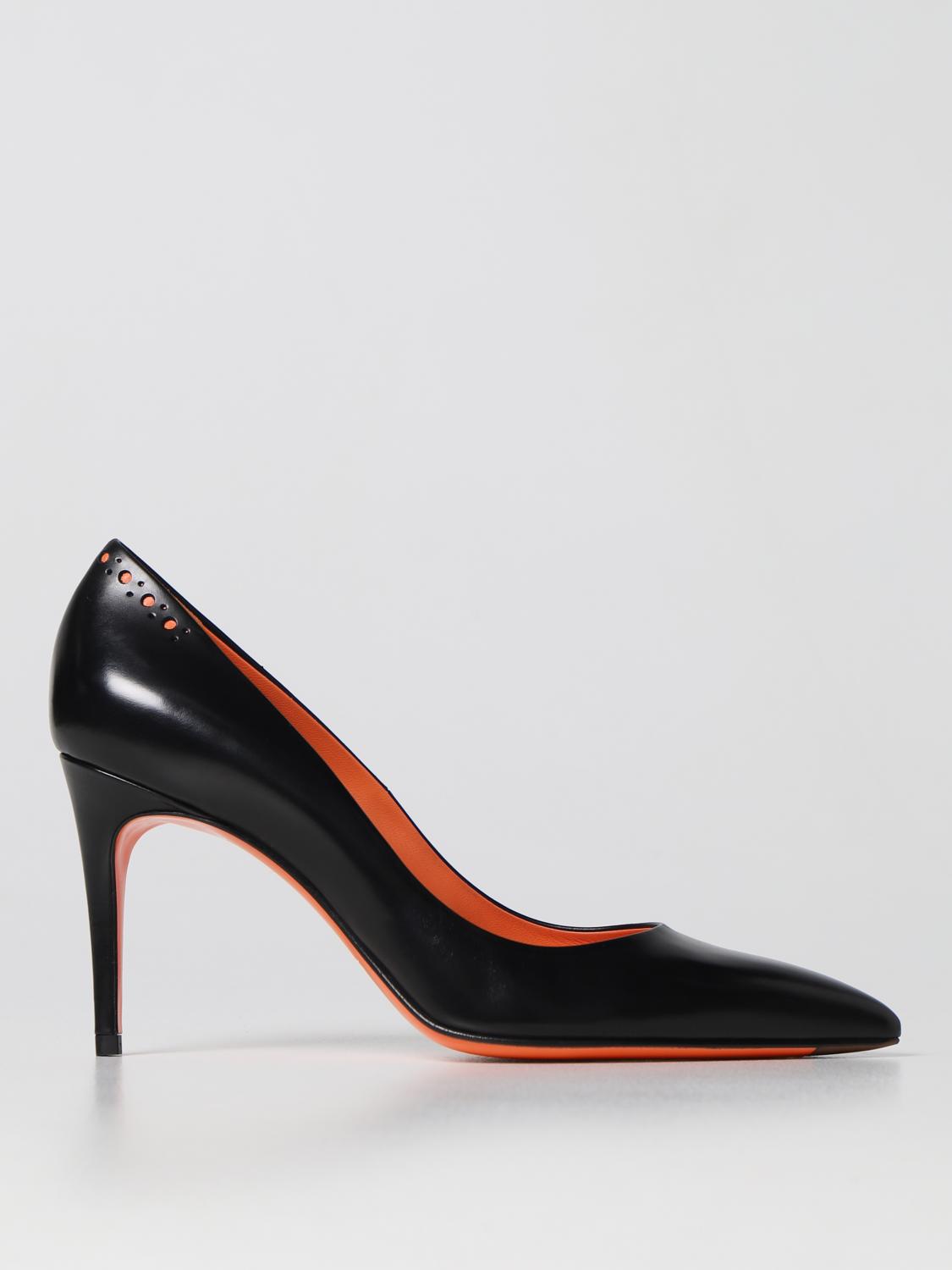SANTONI: High heel shoes women - Black | Santoni pumps WDID70227HI2BIVL ...