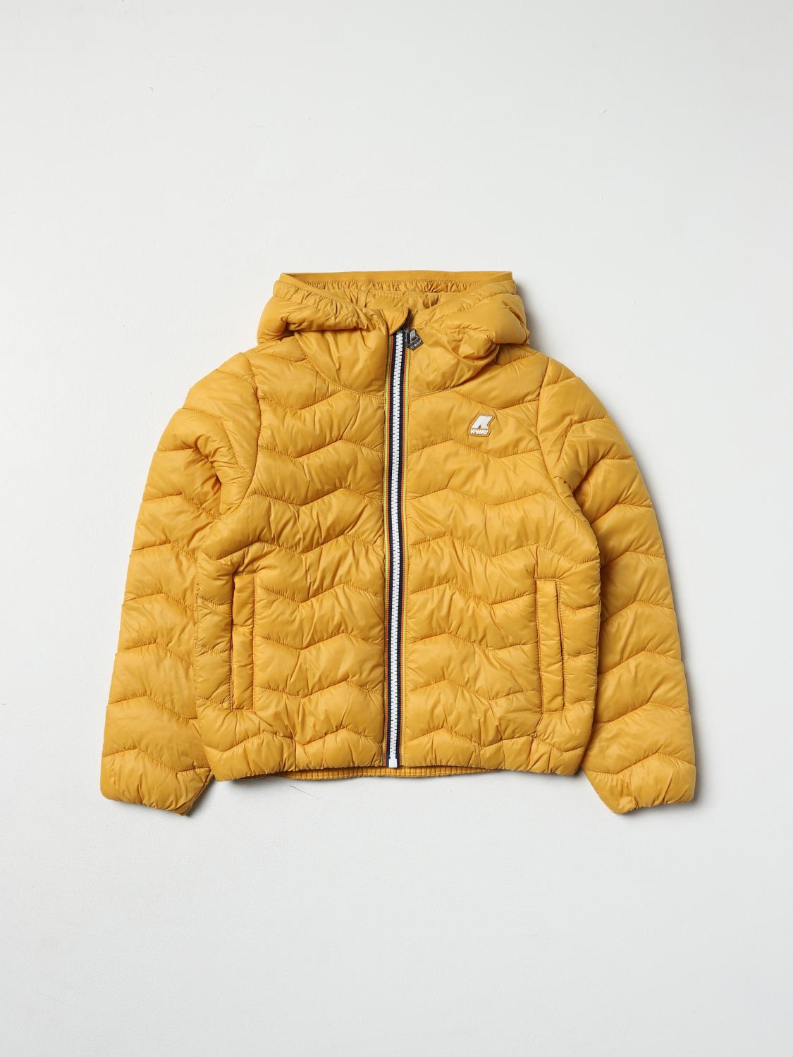 K-WAY: Jacket kids - Yellow | K-Way jacket K6116FW online at GIGLIO.COM