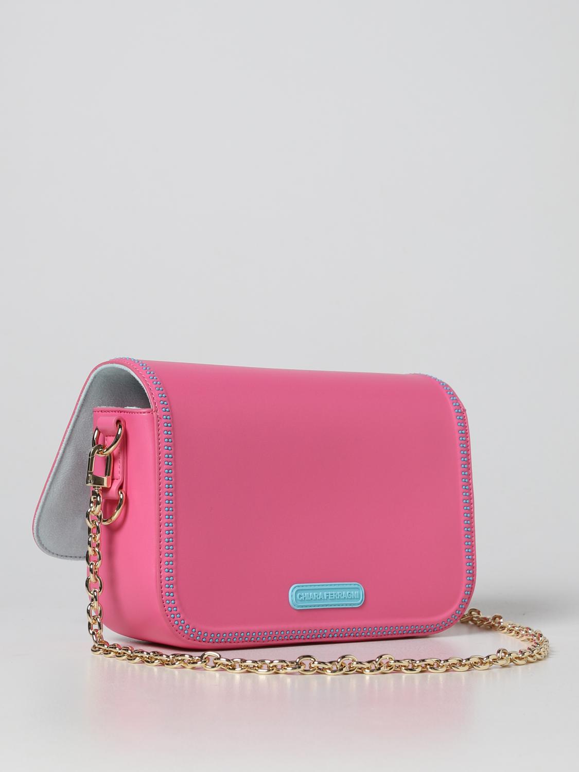 Chiara Ferragni Shoulder bag women - Blush Pink | 73SB4BA3ZS518 ...