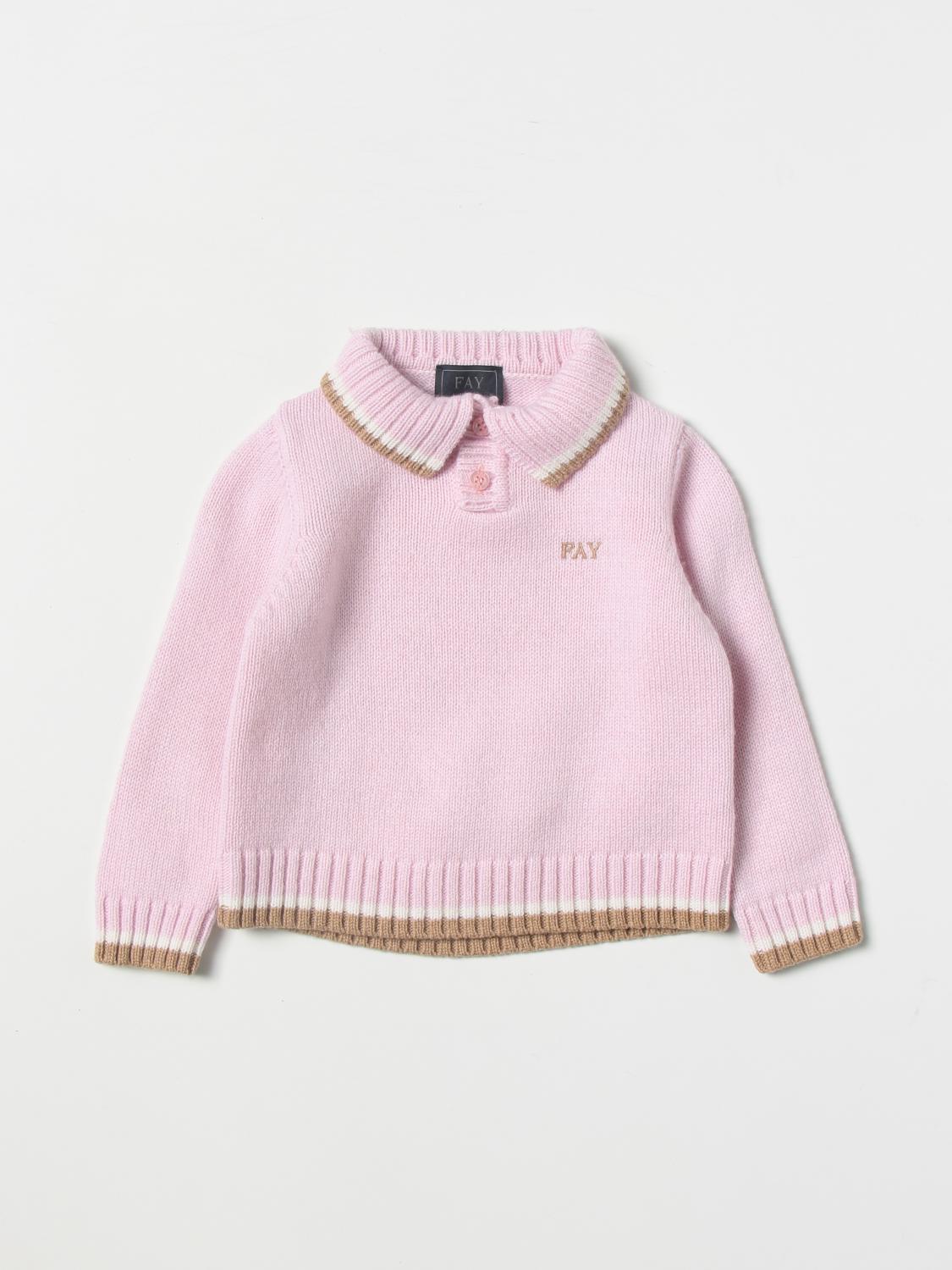 FAY JUNIOR: Sweater kids Fay - Pink | Fay Junior sweater 5R9530W0023 ...