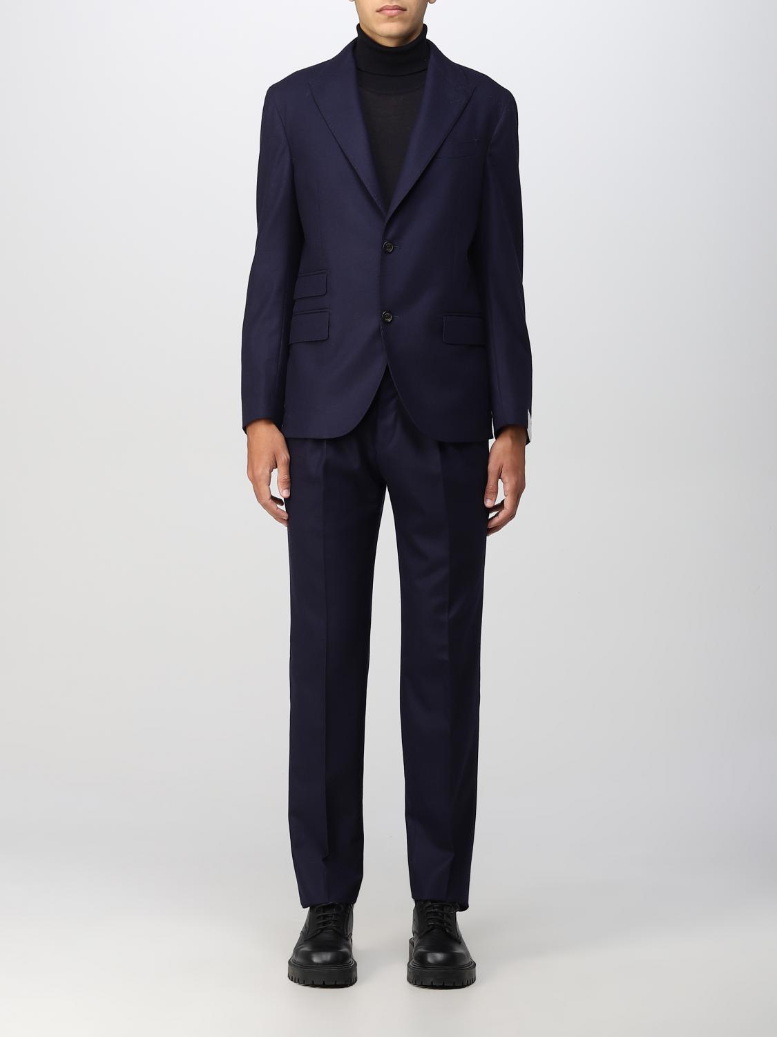 ELEVENTY: Suit men - Blue | Eleventy suit F75ABUC07TES0F001 online at ...