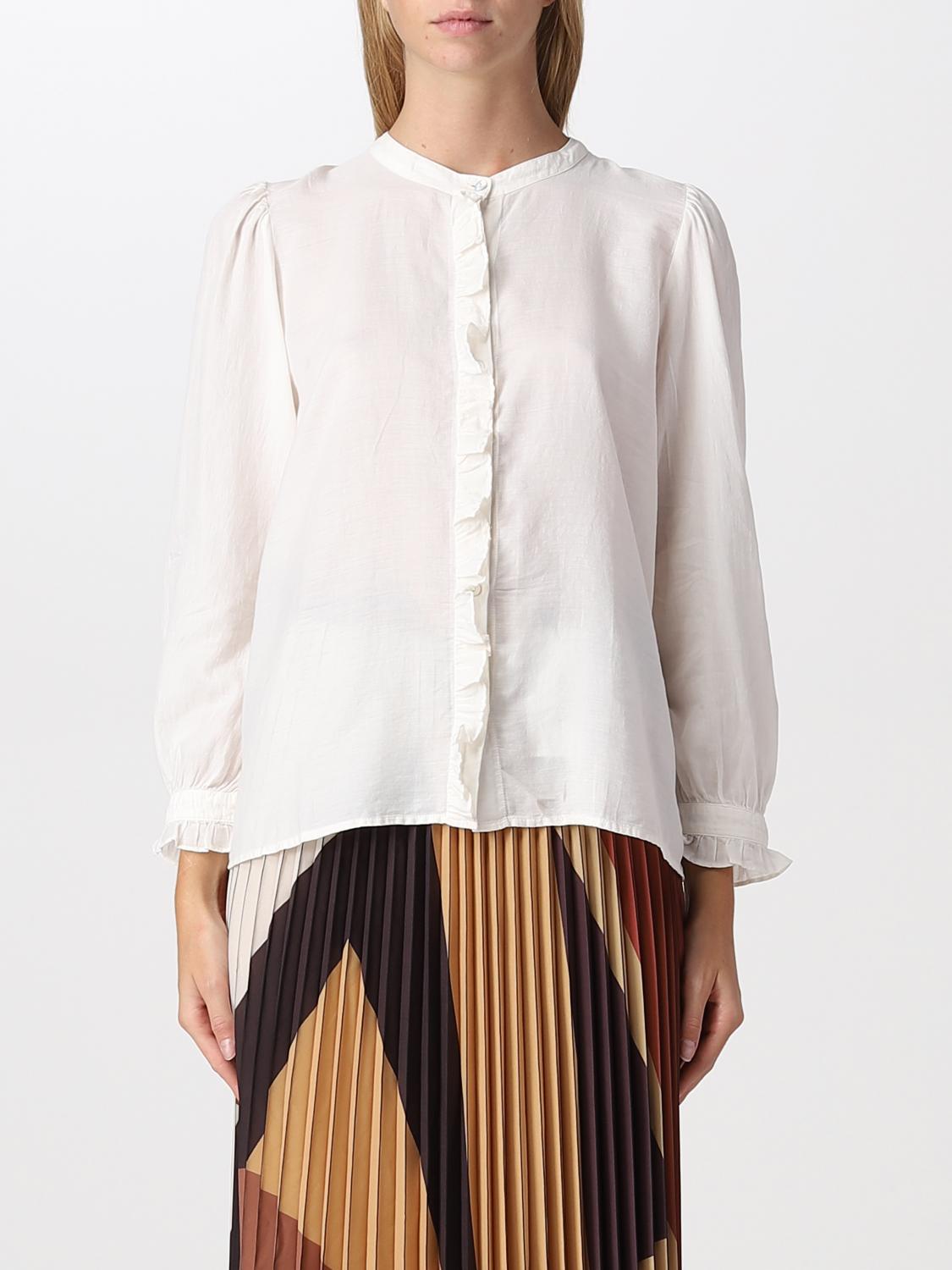 BA&SH: Shirt women - Ecru | Ba&Sh shirt TEORA online at GIGLIO.COM