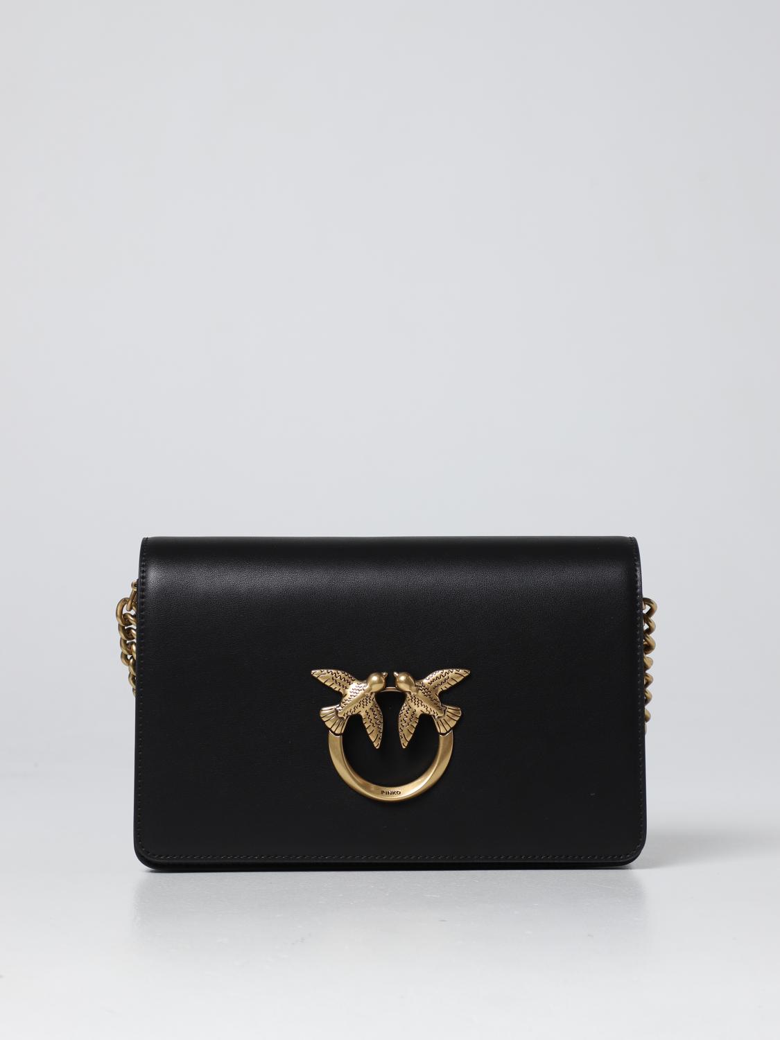 PINKO: Shoulder bag women - Black | Pinko shoulder bag 1P22THY5H7 ...