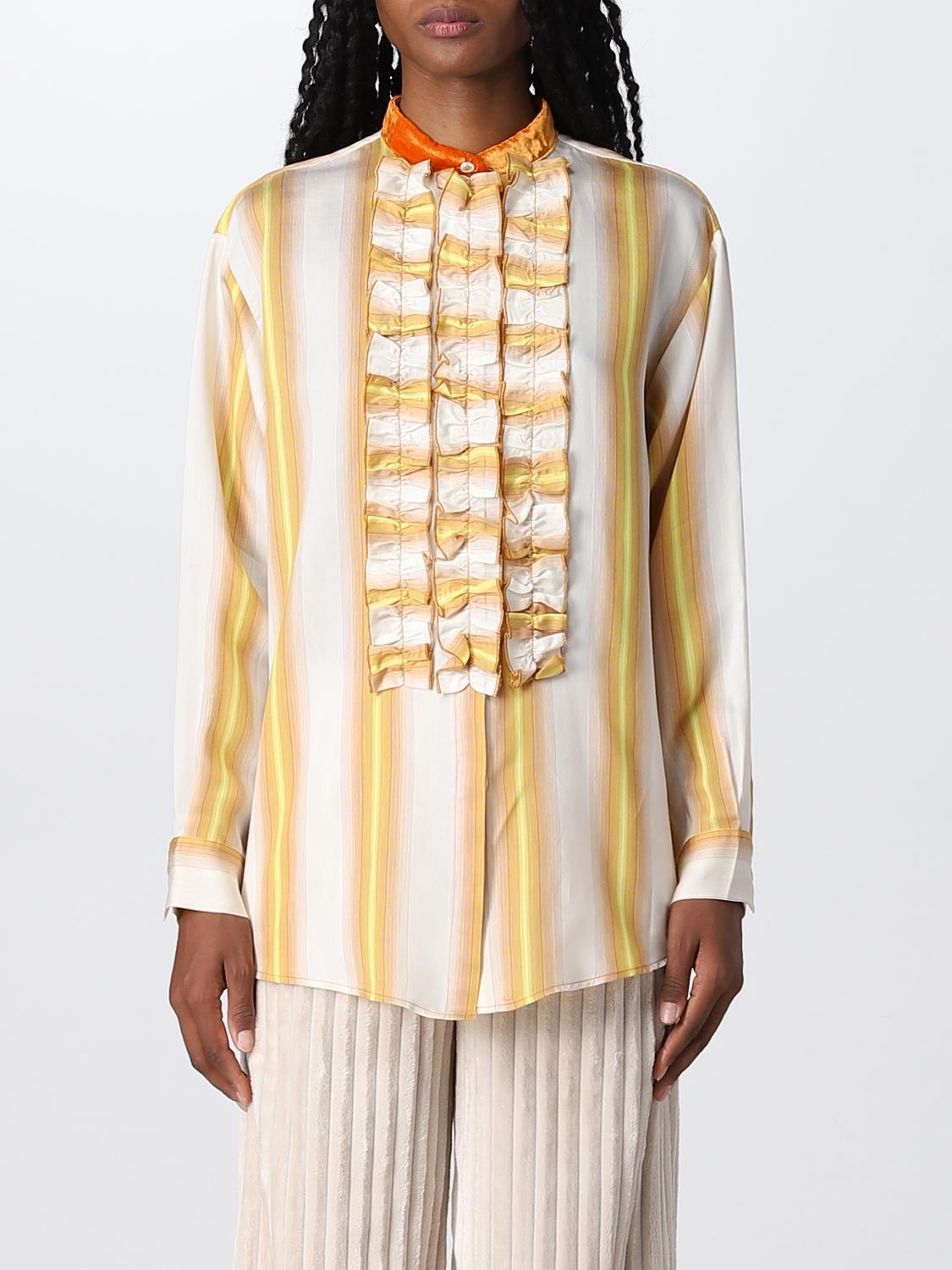 FORTE FORTE: Shirt women - Amber | Forte Forte shirt 9686 online at ...