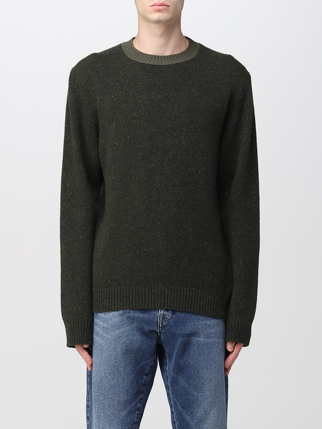 WOOLRICH: Sweater men - Green | Woolrich sweater CFWOKN0174MRUF0646 ...