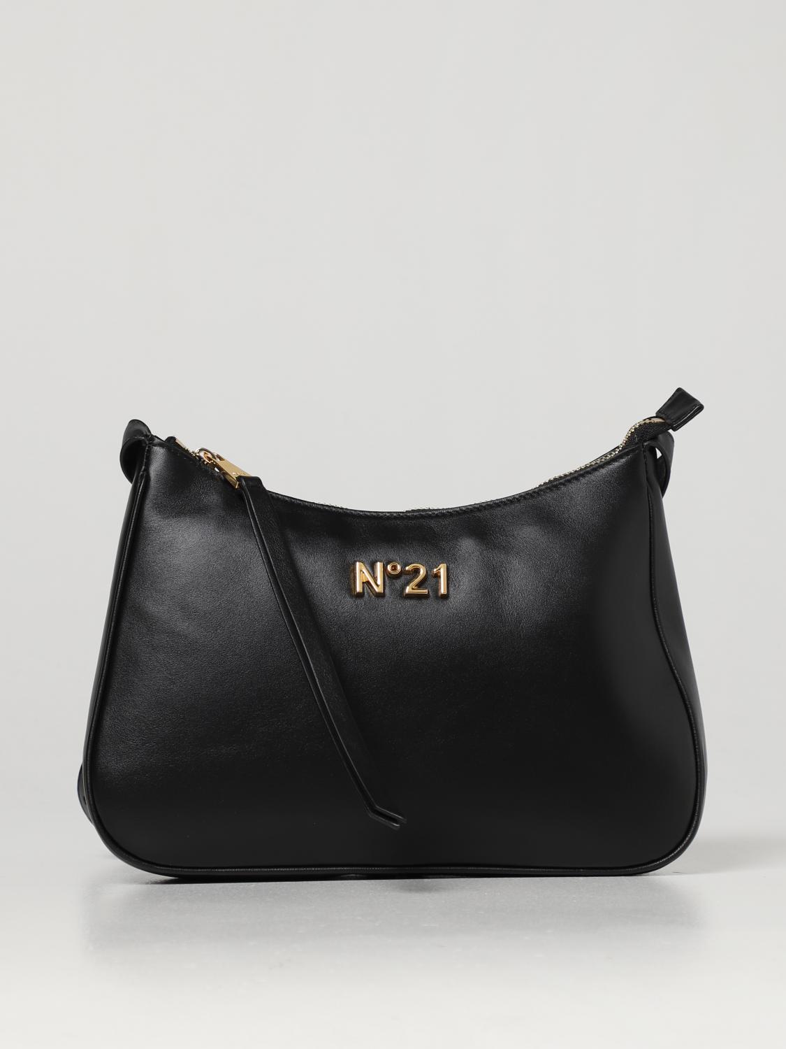 N° 21: Shoulder bag women - Black | N° 21 shoulder bag BP0912NPI0 ...