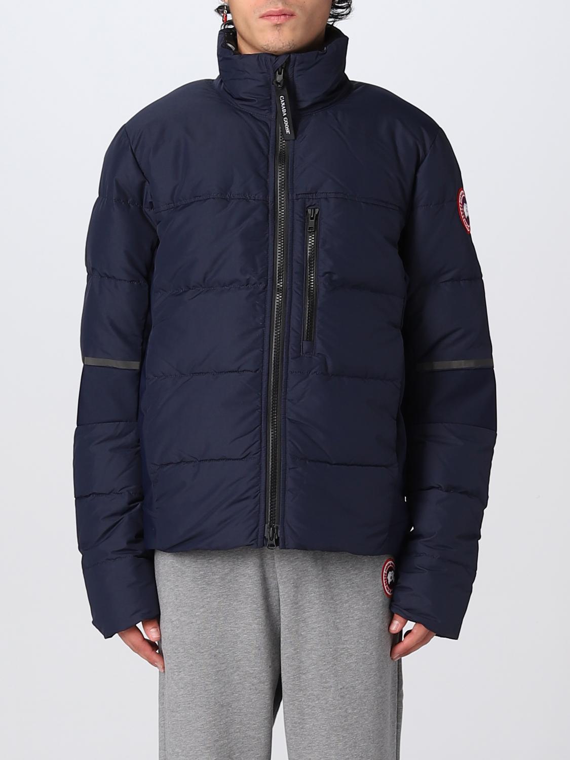 CANADA GOOSE: Jacket men - Blue | Canada Goose jacket 2744M43 online at ...