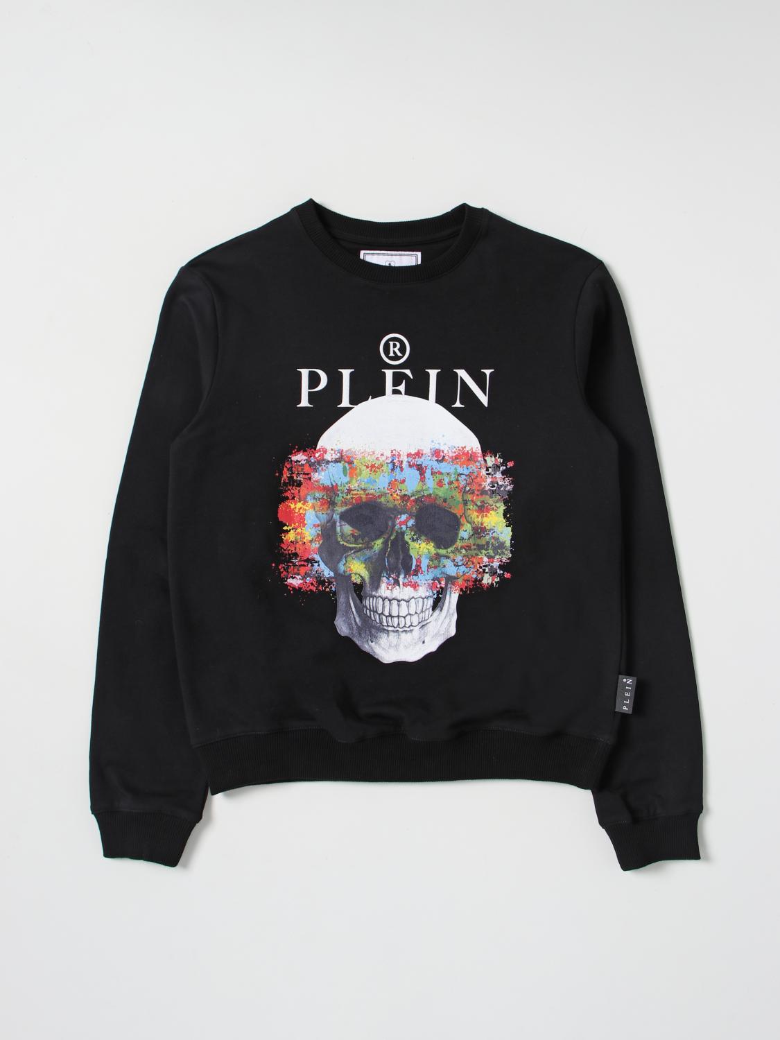 PHILIPP PLEIN: Sweater kids - Black | Philipp Plein sweater 2NF000LDA47 ...