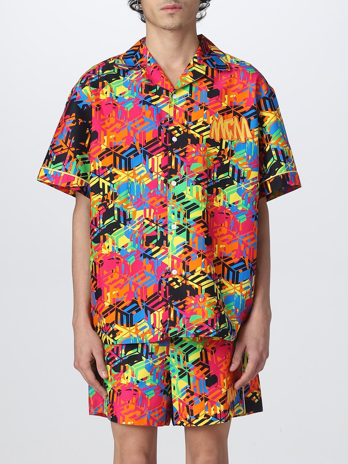 MCM: Camisa hombre , Fantasía | Camisa Mcm MHHCAMM01 en línea en GIGLIO.COM