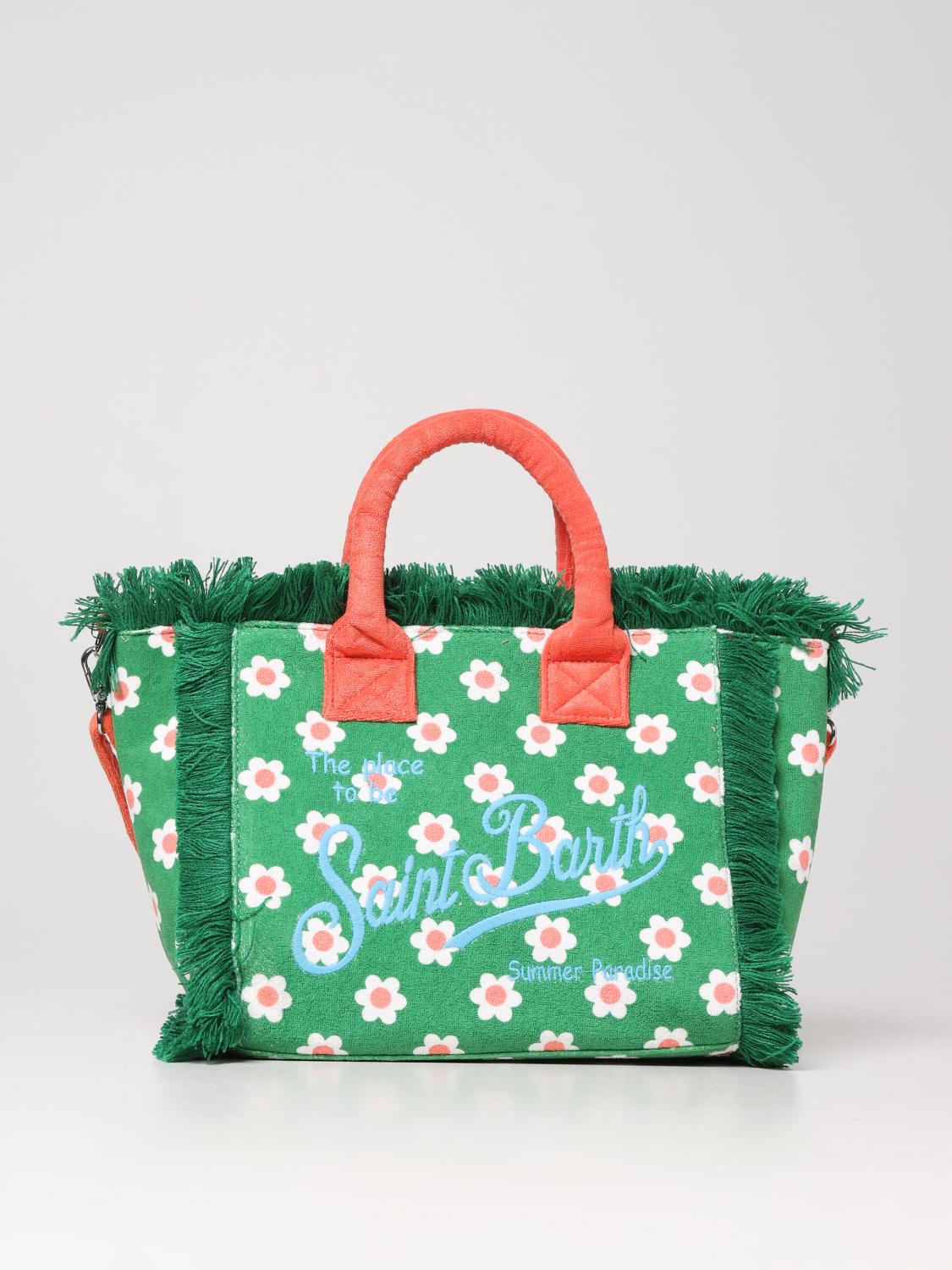 MC2 SAINT BARTH: Shoulder bag women - Green | Mc2 Saint Barth handbag ...