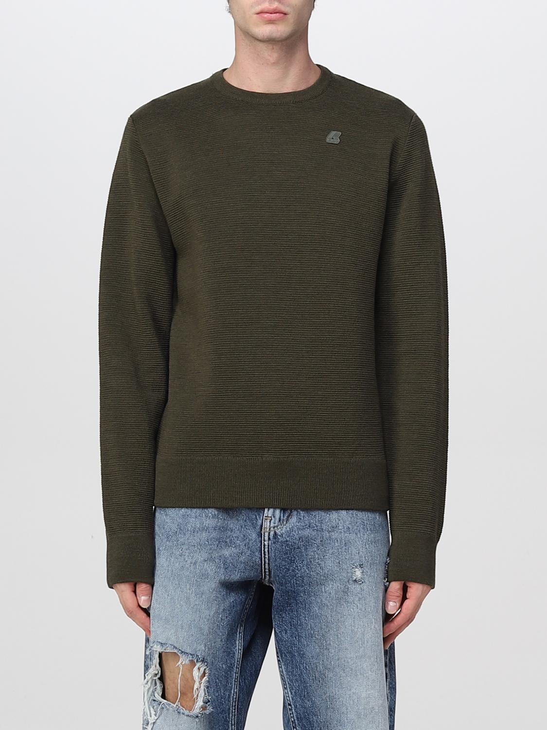 K-WAY: Sweater men - Military | K-Way sweater K3112UW online at GIGLIO.COM