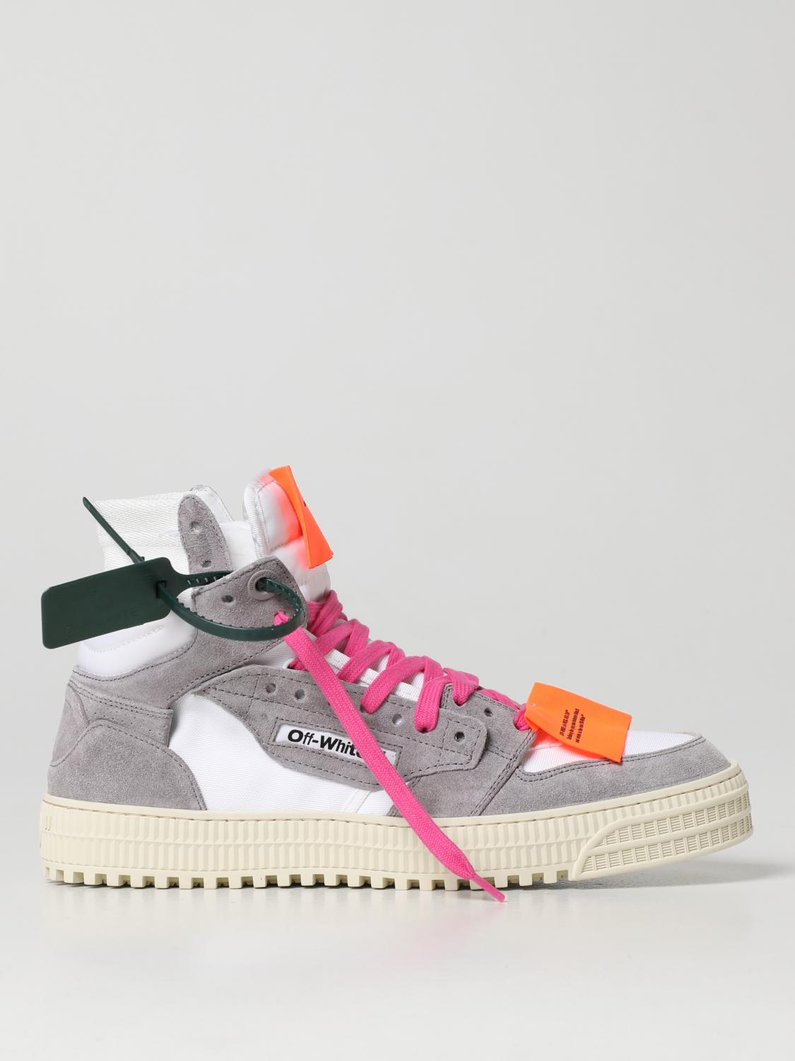 OFF-WHITE: Sneakers men - Grey | Off-White sneakers OMIA065F22LEA002 ...