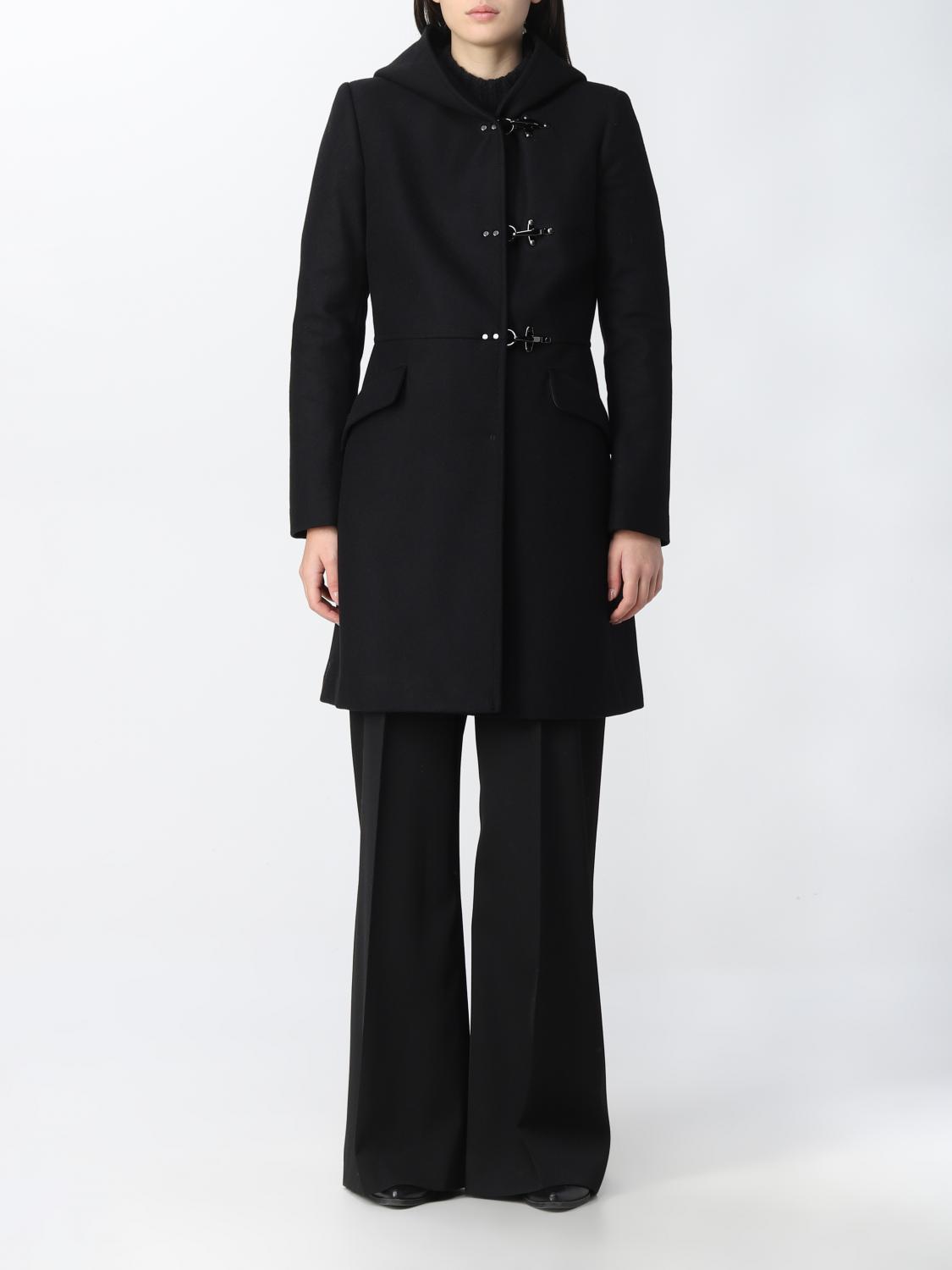 Fay Coat women - Black | NAW54454020SGL | GIGLIO.COM