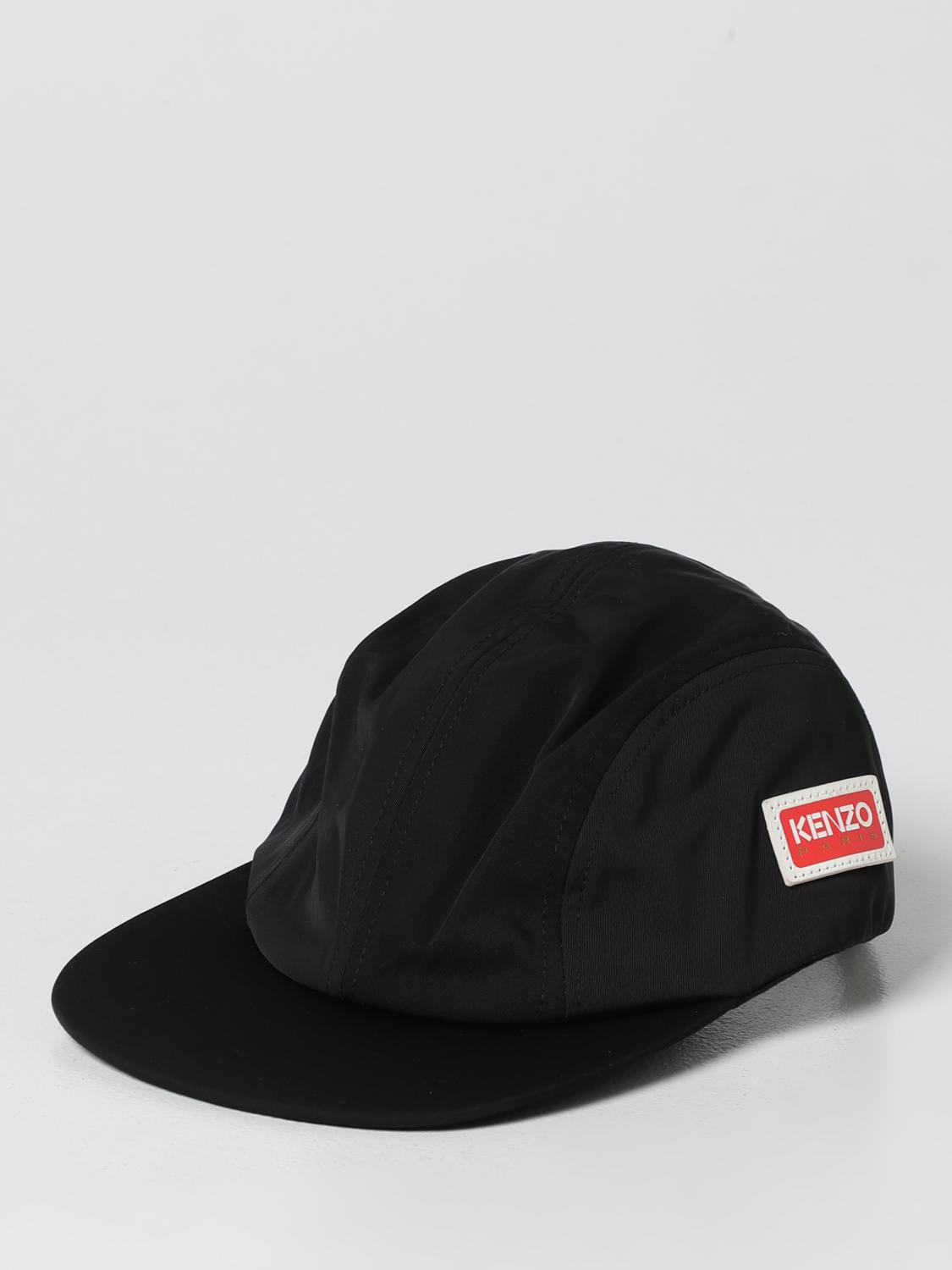 KENZO: Hat men - Black | Kenzo hat FC65AC201F30 online at GIGLIO.COM