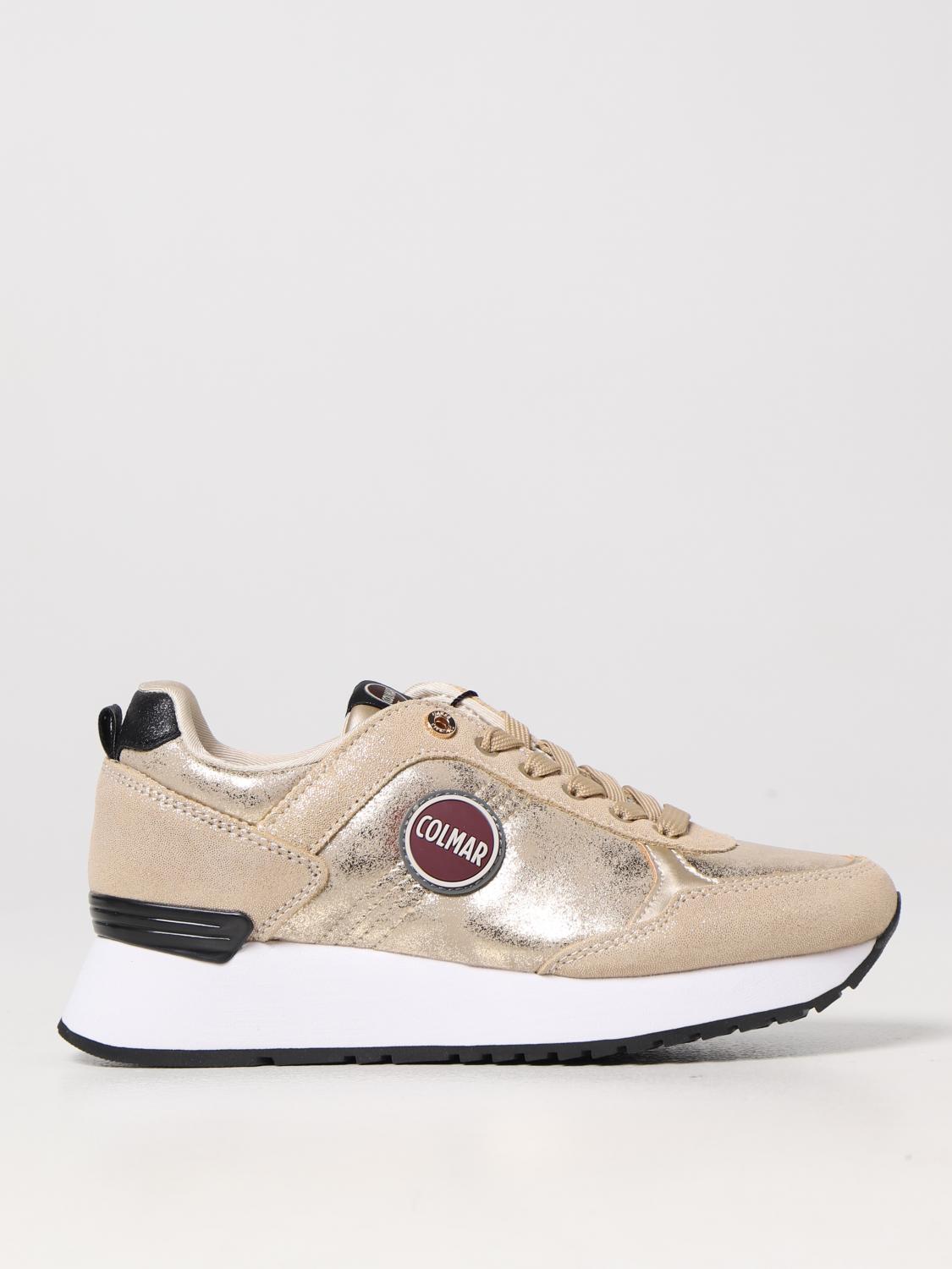 COLMAR: Sneakers Travis Punk in pelle sintetica bottalata - Oro ...