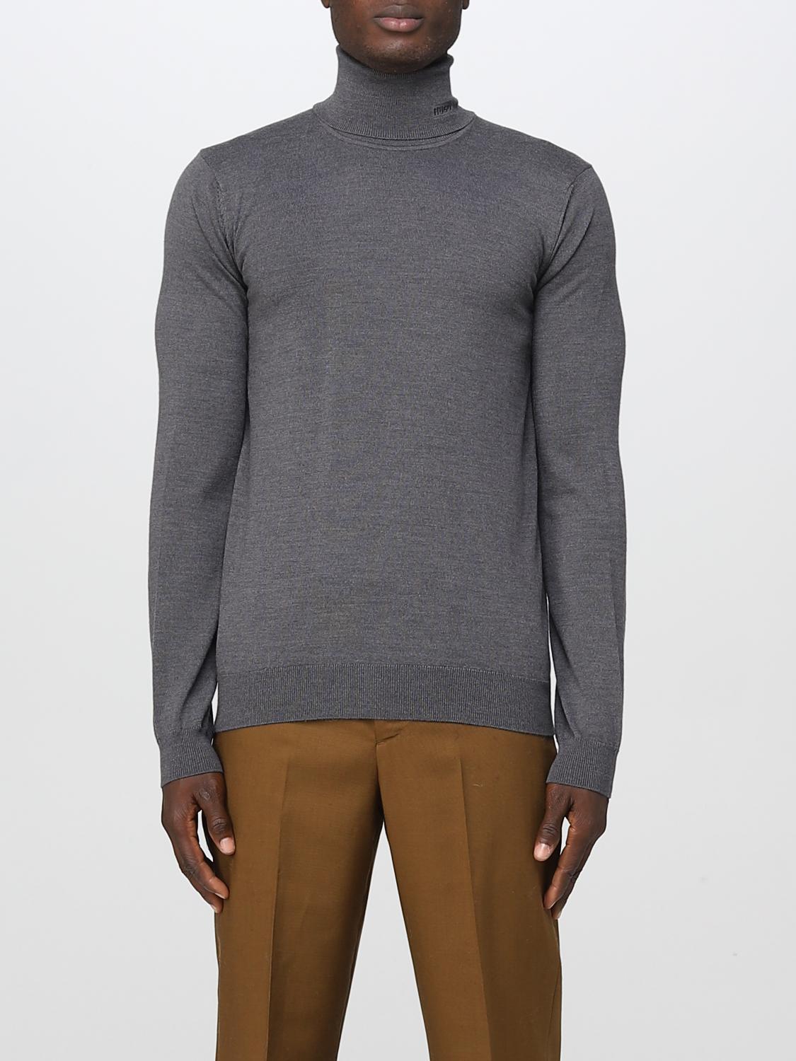 Hugo Outlet: Pull homme - Gris | Pull Hugo 50474174 en ligne sur GIGLIO.COM