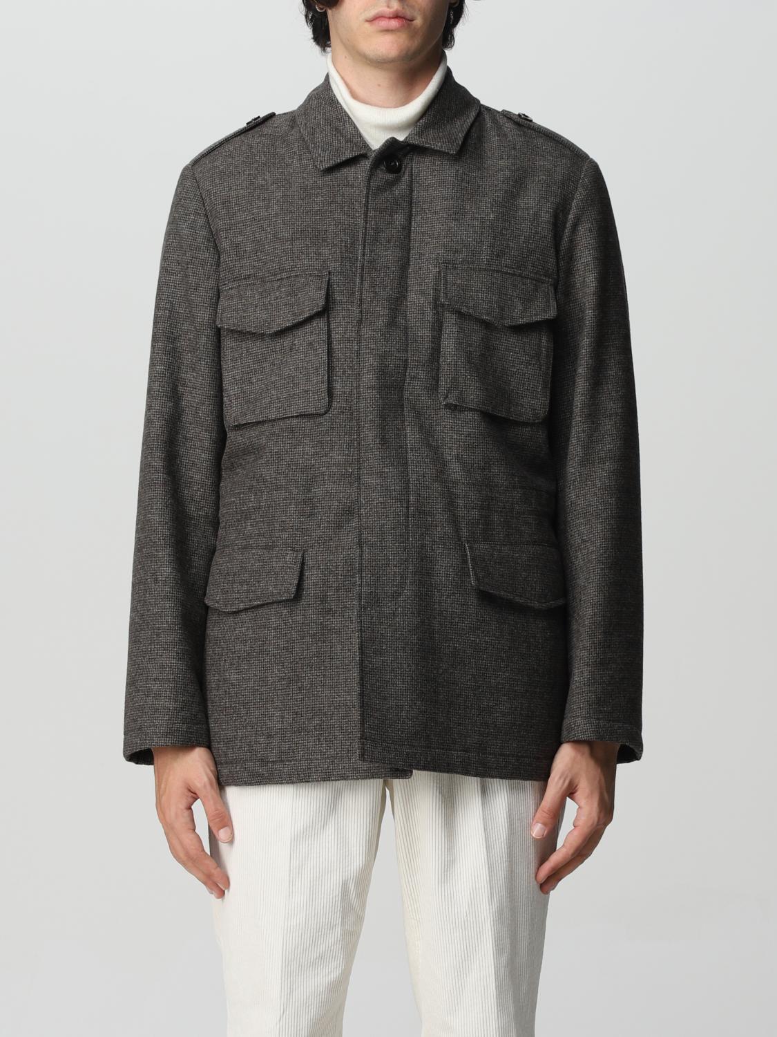 BOGLIOLI: Jacket men - Grey | Boglioli jacket OC0125FB2102 online at ...