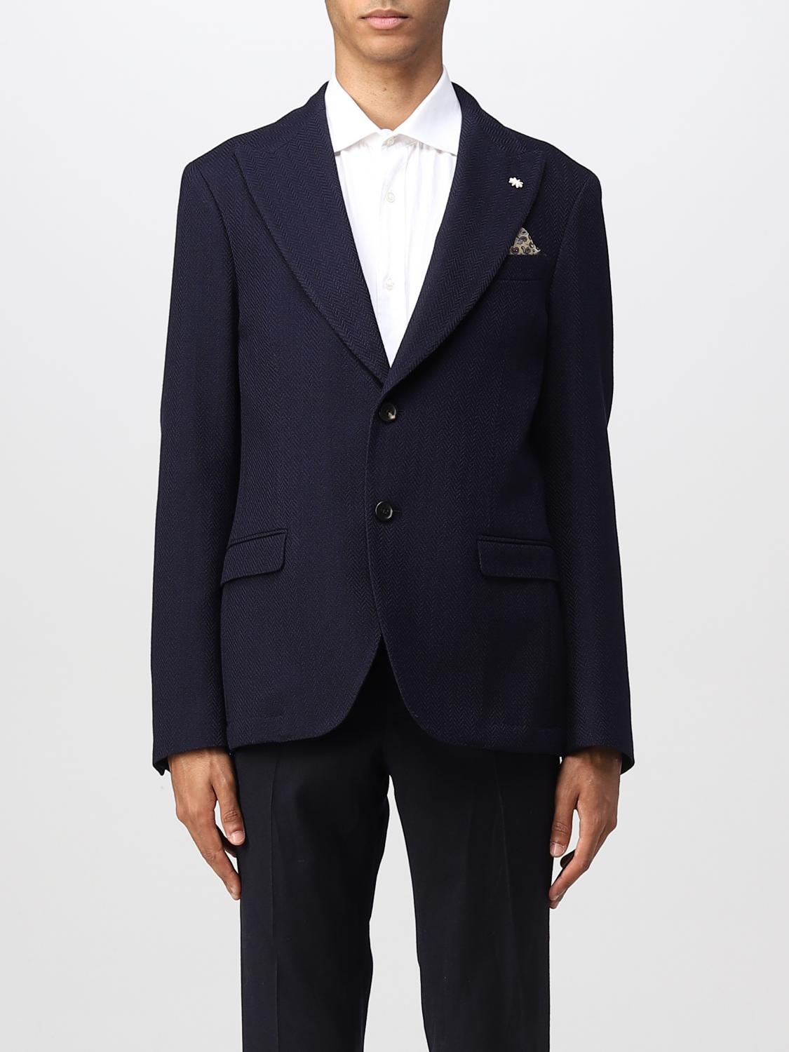 MANUEL RITZ: Jacket men - Blue | Manuel Ritz jacket 3332G2748223668 ...