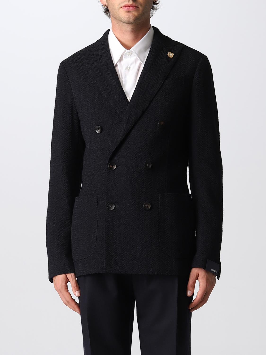 LARDINI: Jacket men - Blue | Lardini jacket IR907A39IRJ59516 online at ...