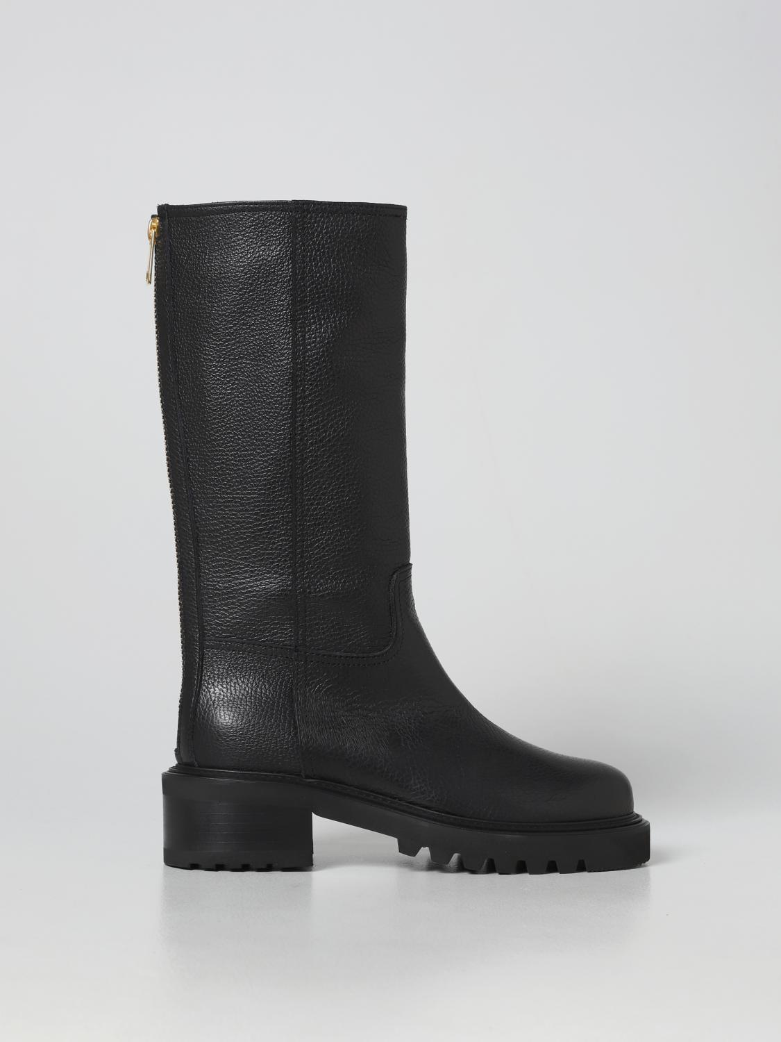 VIA ROMA 15: Boots women - Black | Via Roma 15 boots 3809N50 online at ...