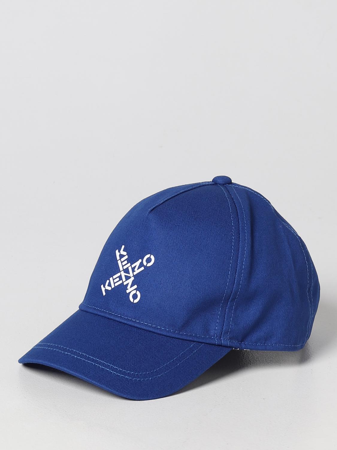 KENZO KIDS: Hat kids Kenzo Junior - Blue | Kenzo Kids hat K51015 online ...