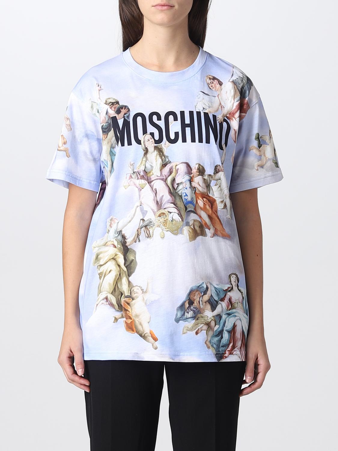MOSCHINO COUTURE: T-shirt women - Multicolor | Moschino Couture t-shirt 07095440 online at ...