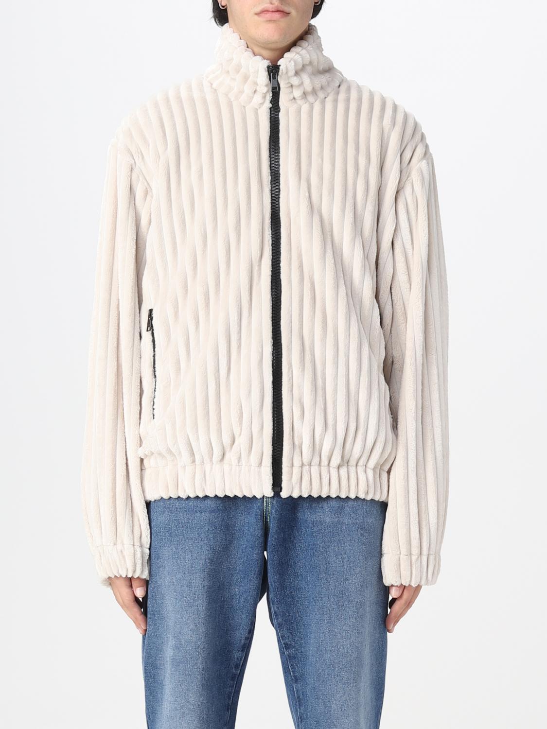 MSGM: Jacket men - White | MSGM jacket 3340MH20227508 online at GIGLIO.COM