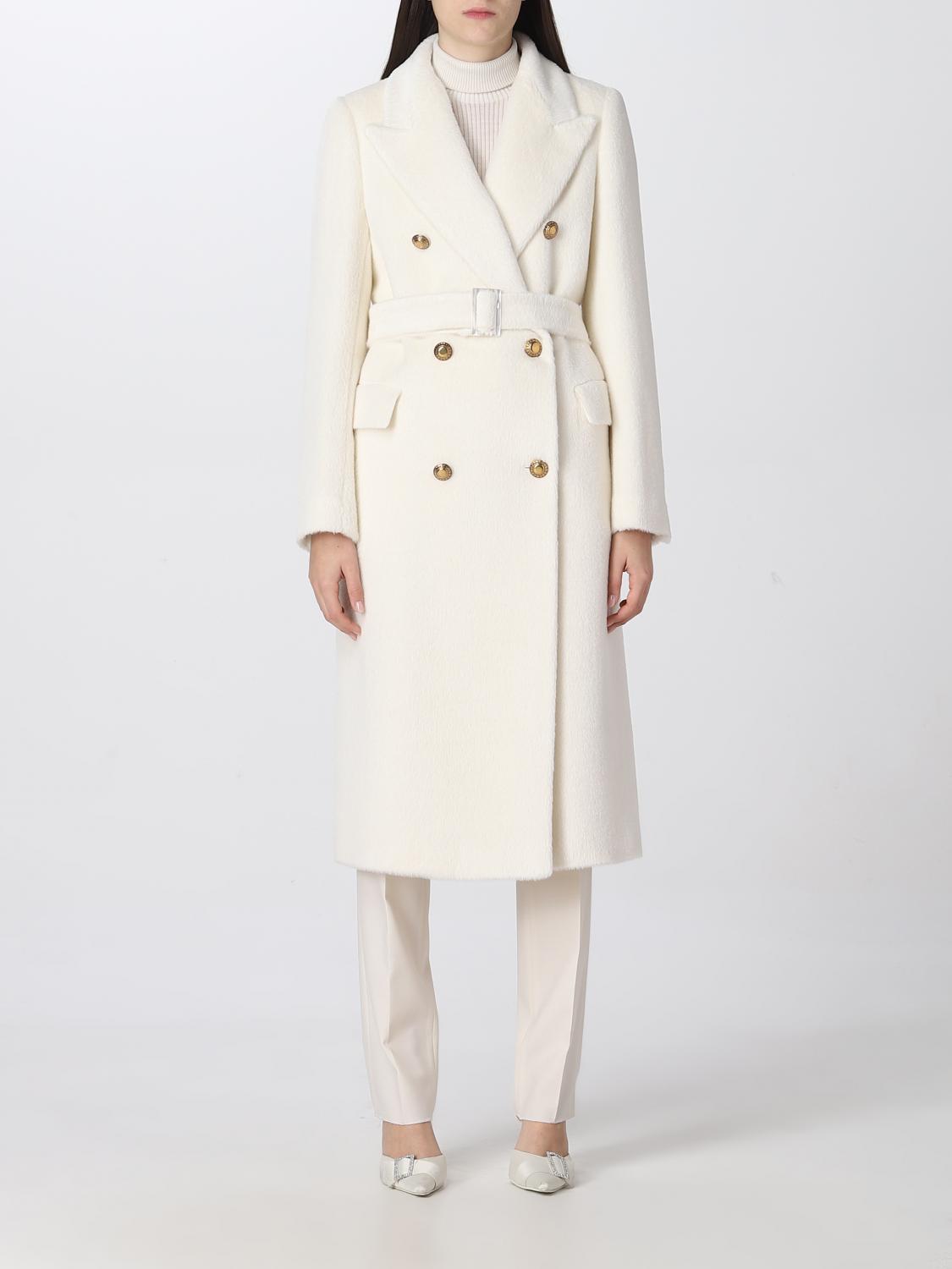TAGLIATORE: Jacket women - White | Tagliatore coat JOLED70010 online at ...