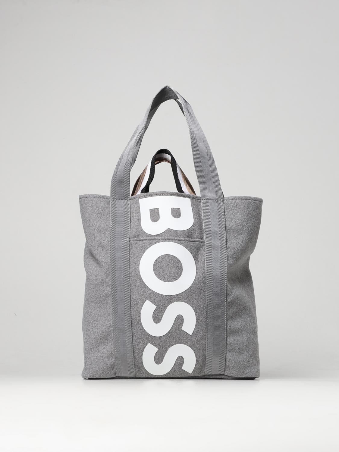 BOSS: Handbag women - Grey | Boss tote bag 50486145 online at GIGLIO.COM