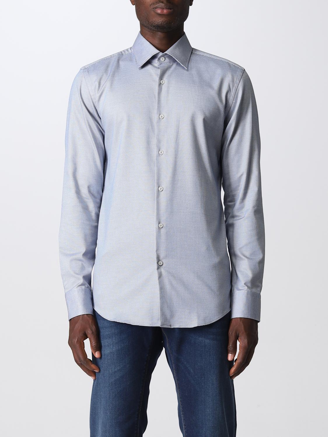 BOSS: Shirt men - Blue | Boss shirt 50478636 online at GIGLIO.COM