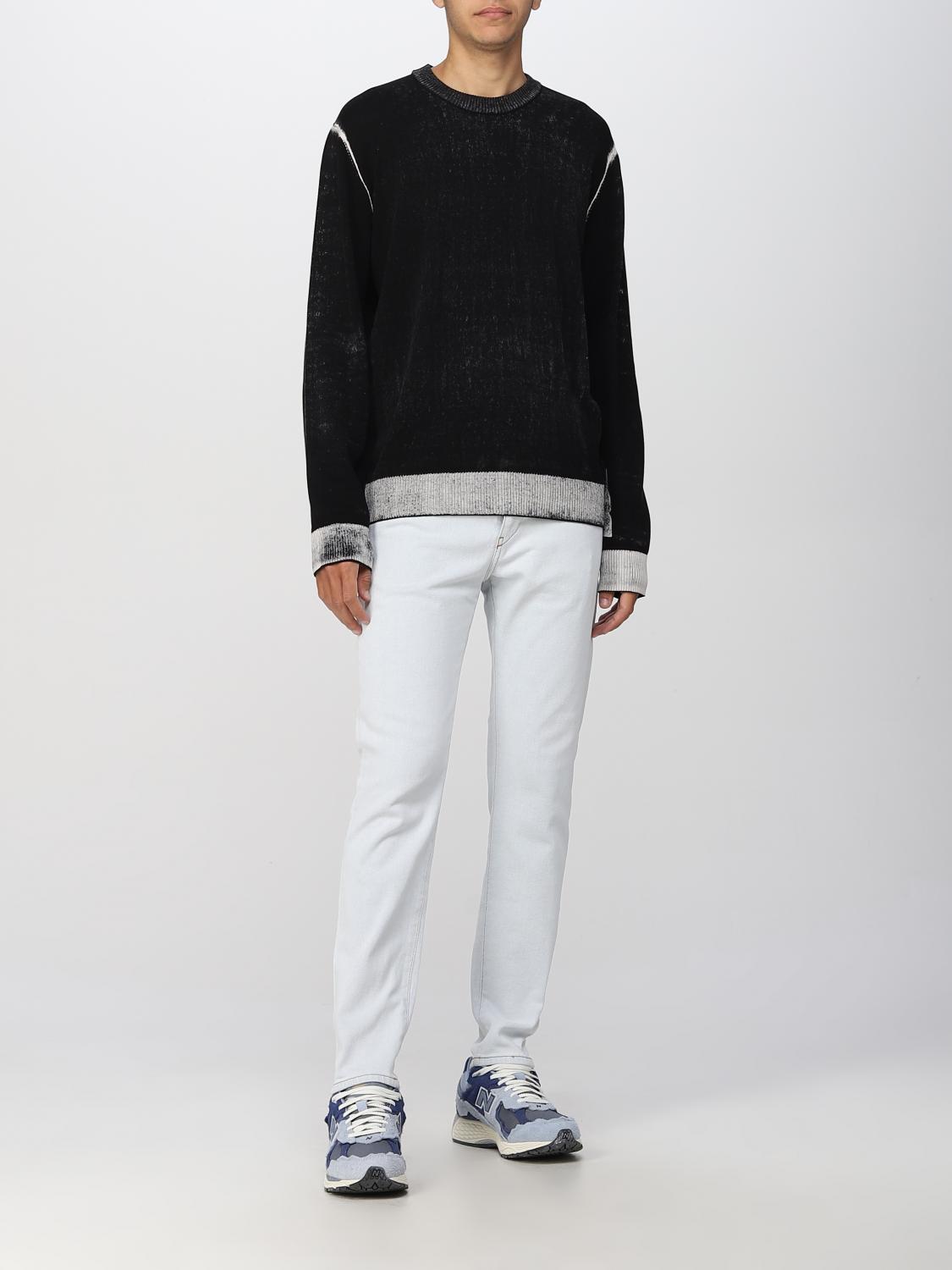 Diesel Sweater men - Black | A067360BEAR | GIGLIO.COM