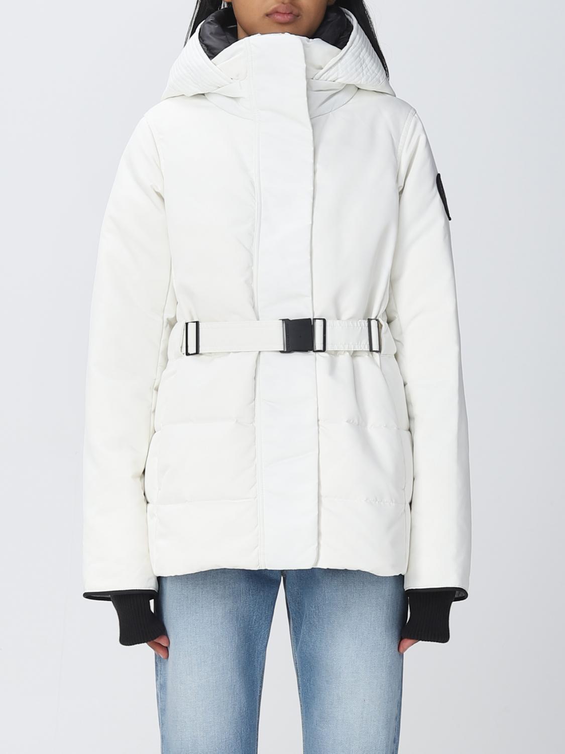 CANADA GOOSE: Jacket women - White | Canada Goose jacket 3852WB43 ...