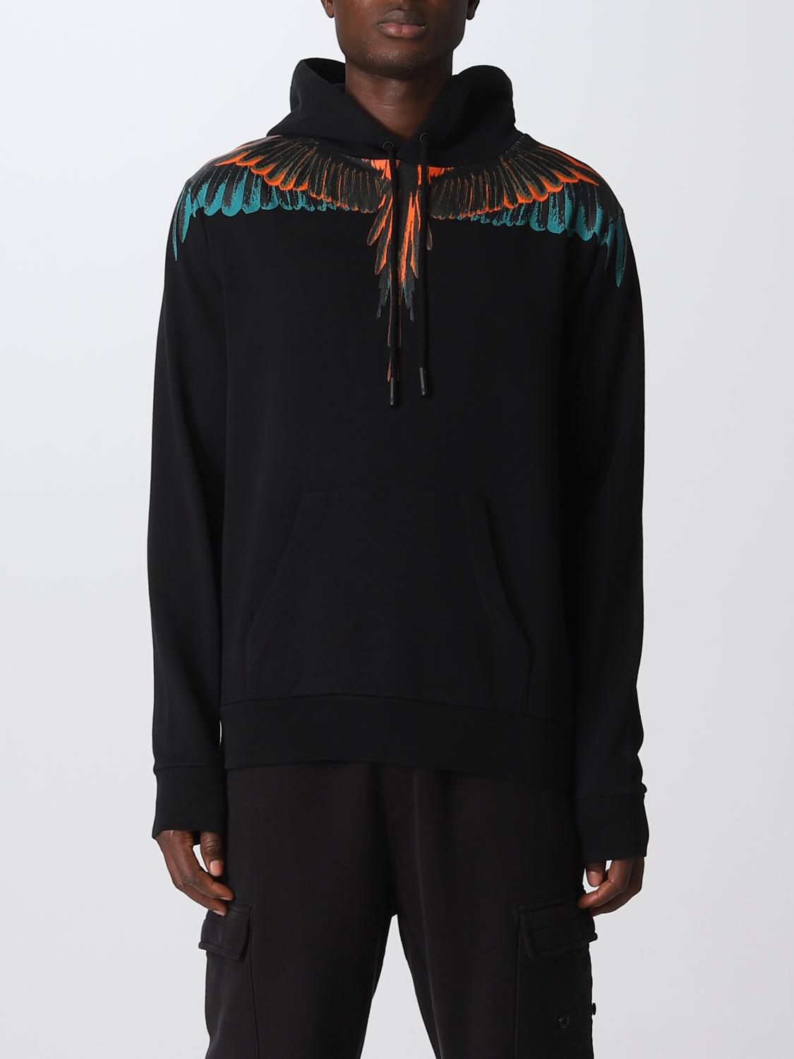 MARCELO BURLON COUNTY OF MILAN: Sweatshirt men - Black | Marcelo Burlon ...