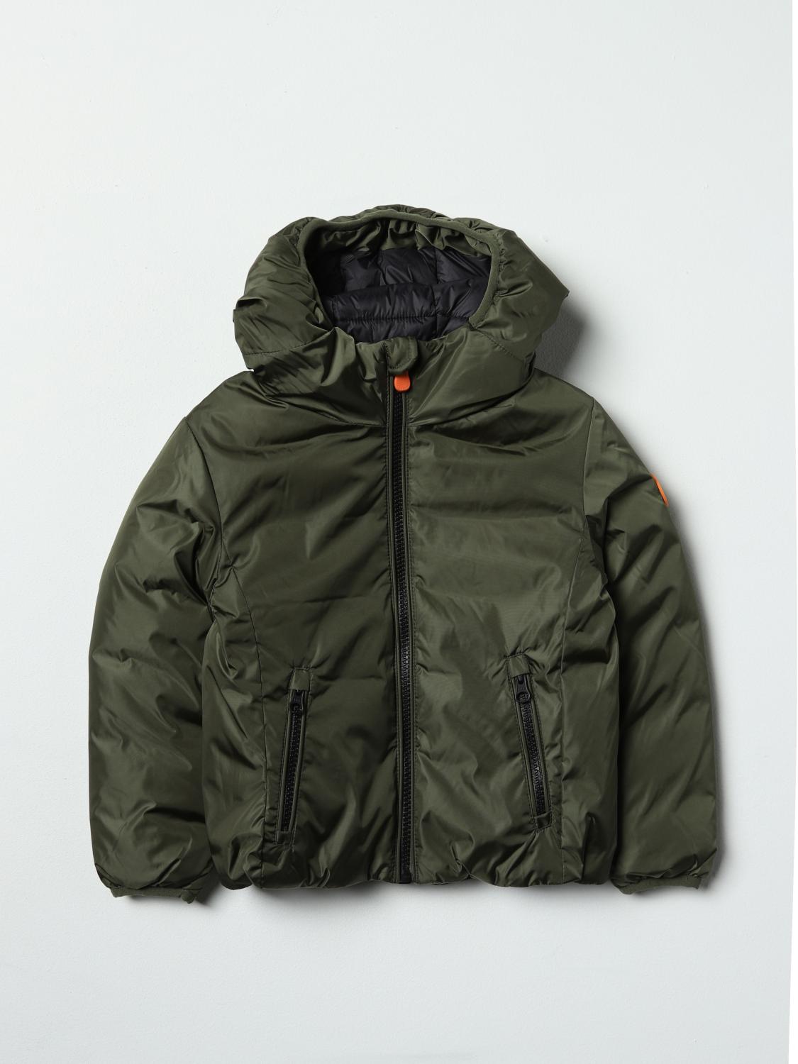 SAVE THE DUCK: Jacket kids - Green | Save The Duck jacket J31022XMEGA15 online at GIGLIO.COM