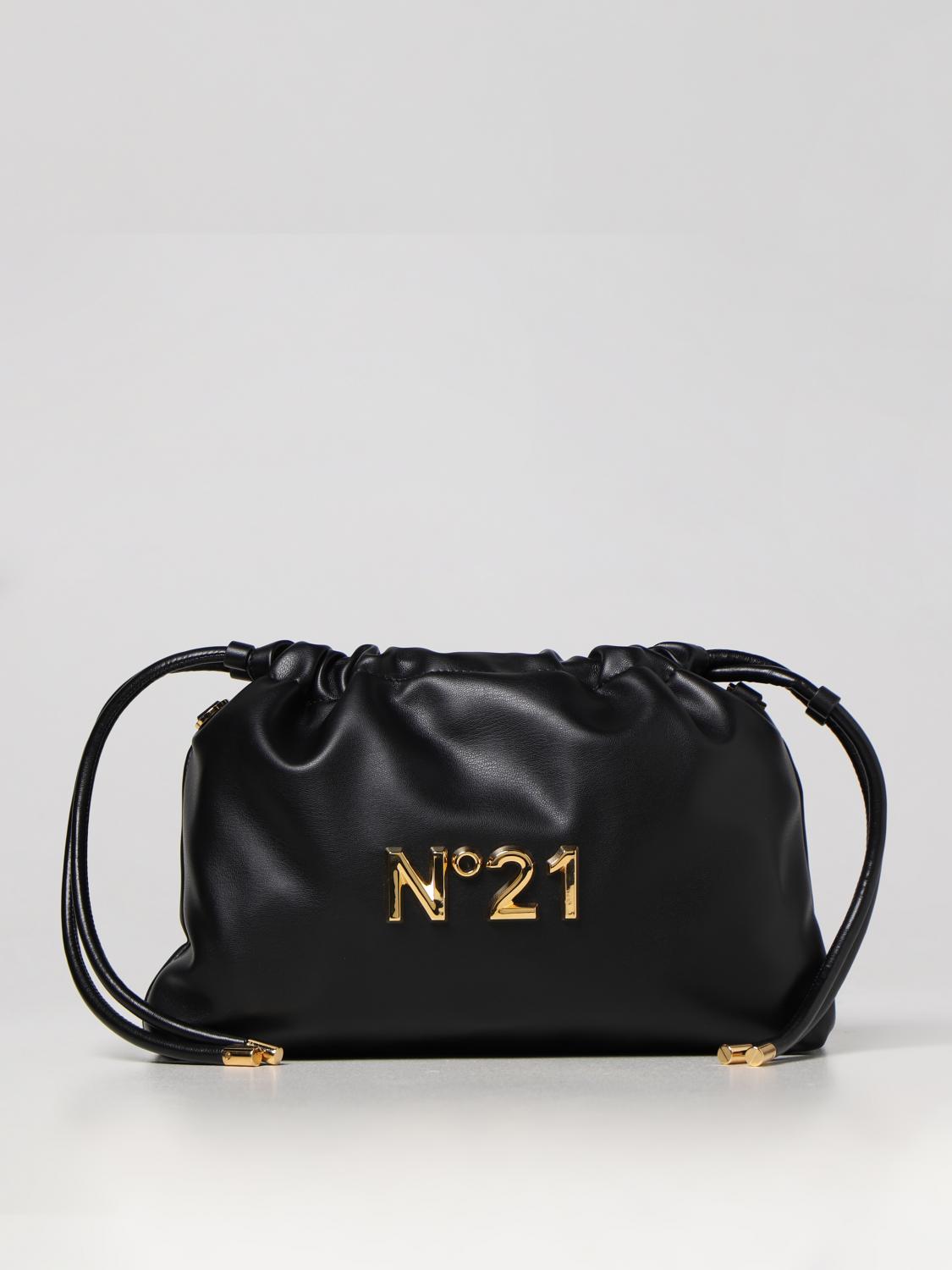 N° 21: Shoulder bag women - Black | N° 21 handbag 22IBP0901EC01 online ...
