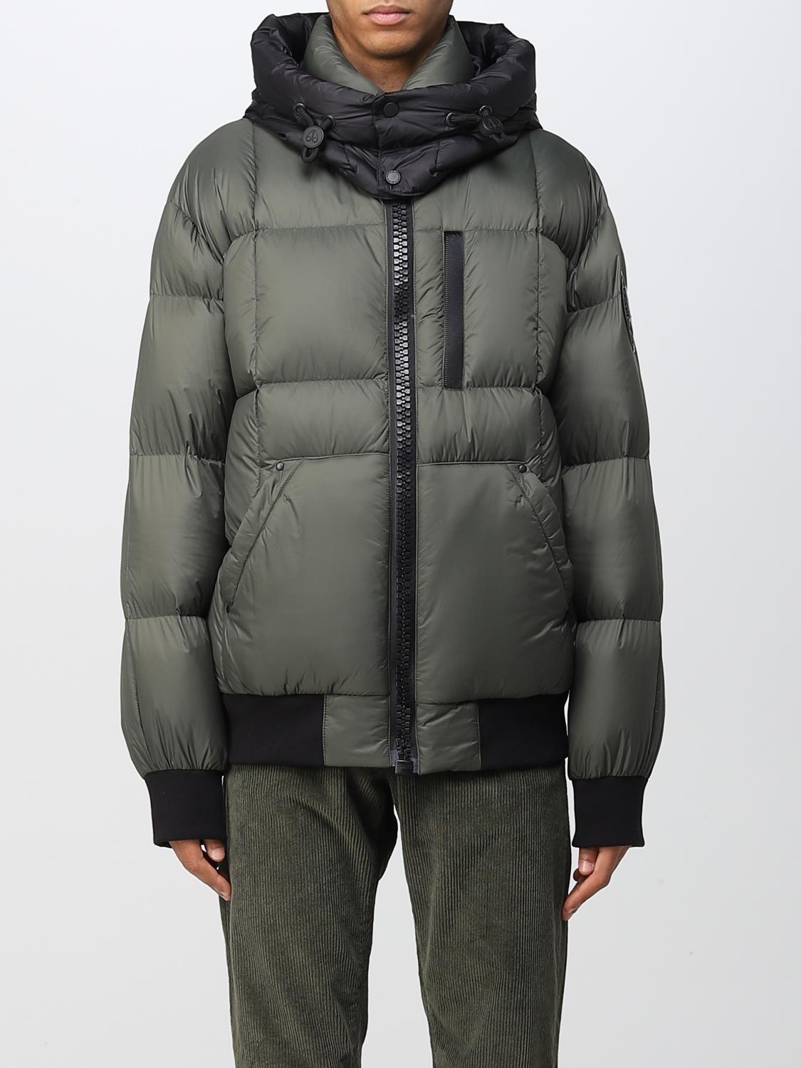 MOOSE KNUCKLES: Coat men - Green | Moose Knuckles jacket M32MJ176 ...