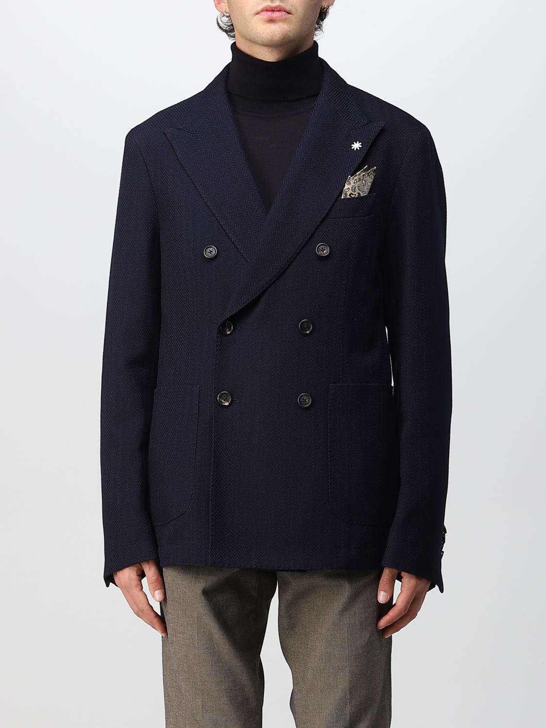 MANUEL RITZ: Blazer men - Blue | Manuel Ritz blazer 3332G2738223668 ...