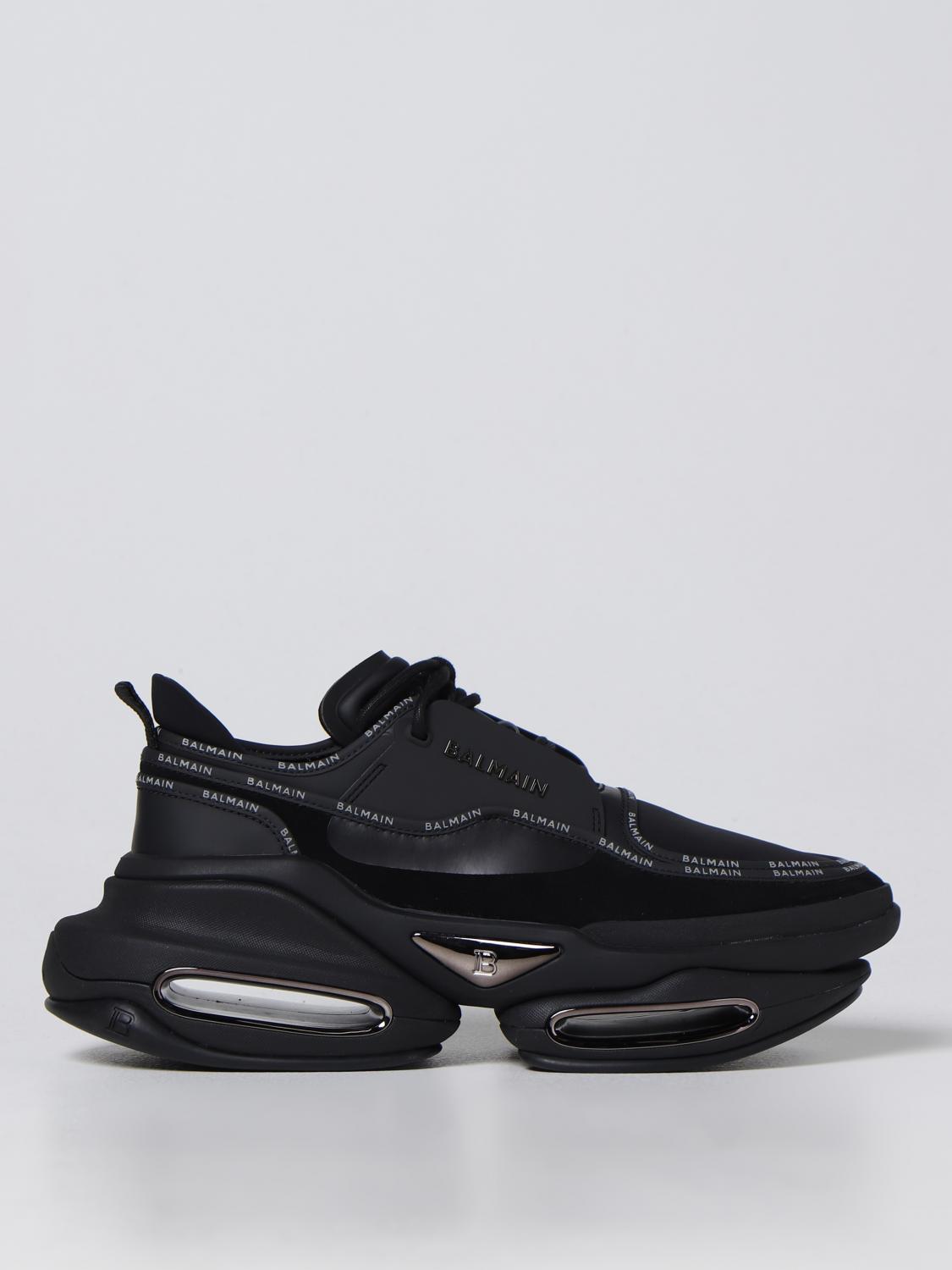 BALMAIN: Baskets homme - Noir | Baskets Balmain YM0VI277LRDR en ligne ...
