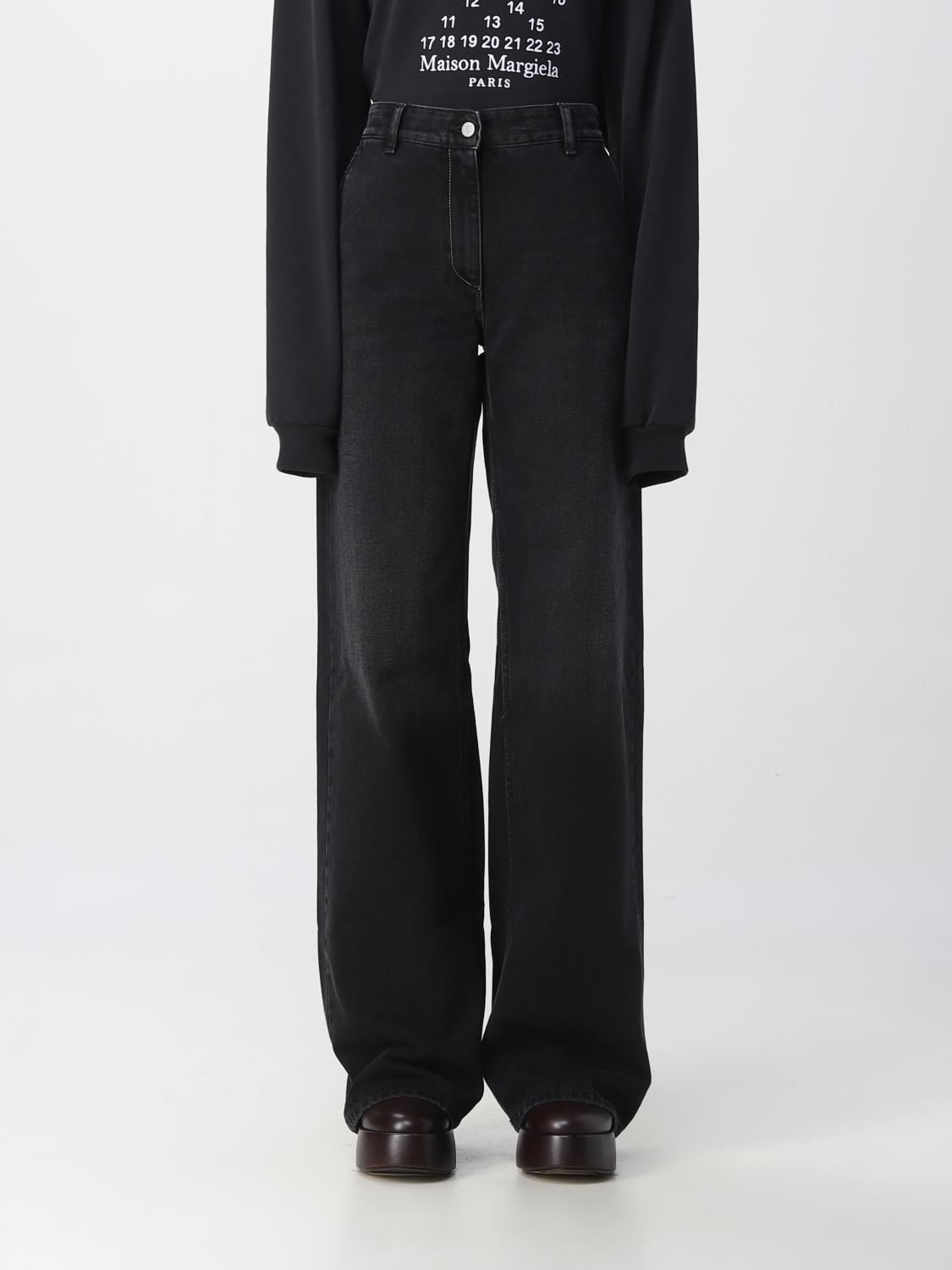 MM6 MAISON MARGIELA: Pants women - Black | Mm6 Maison Margiela pants ...
