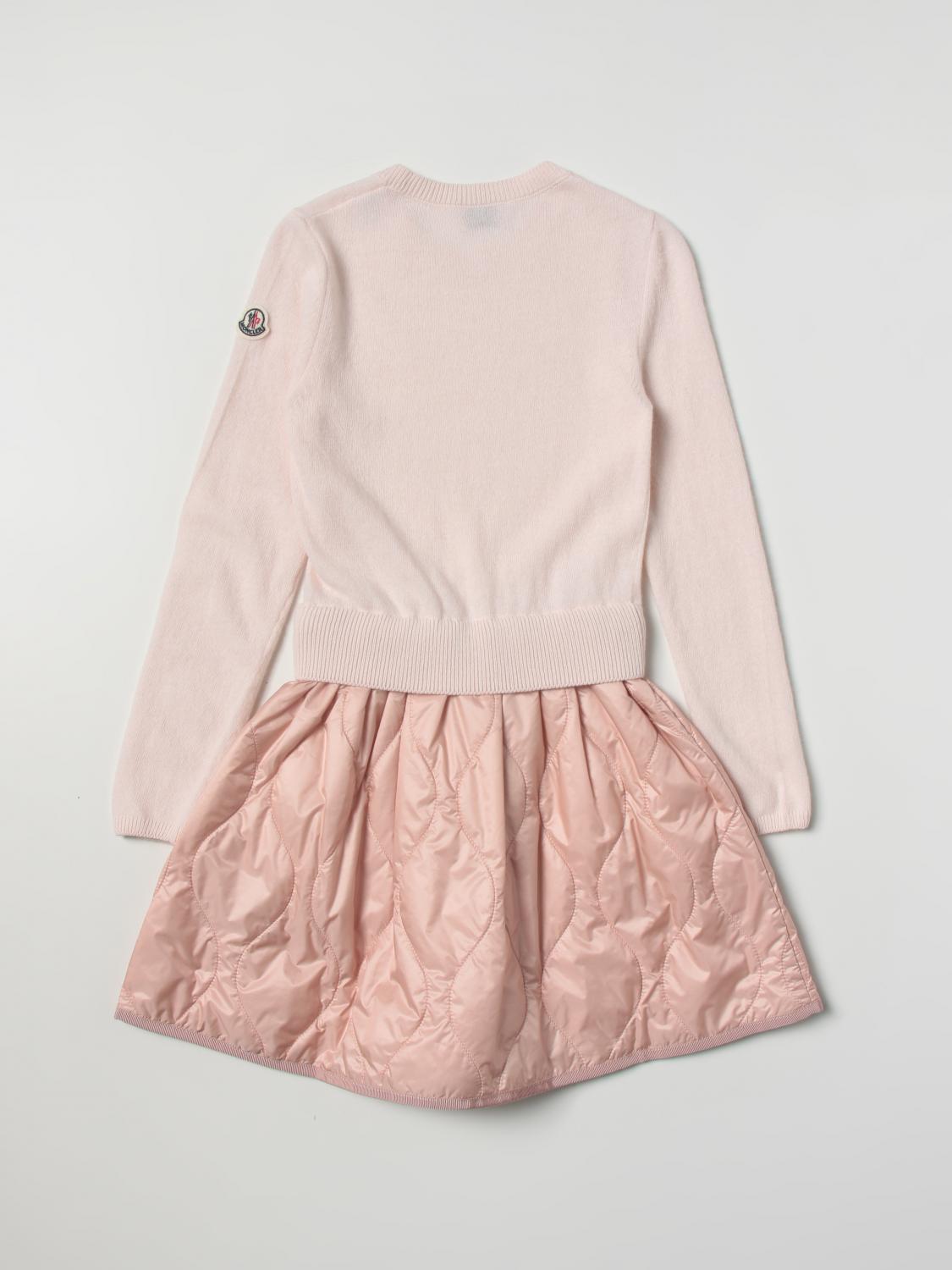 MONCLER: Dress kids - Pink | Moncler dress 9L00004M1242 online at ...
